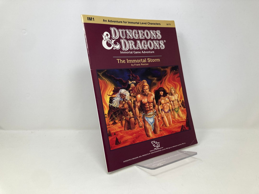 The Immortal Storm - Dungeons & Dragons by Frank Mentzer PB Paperback ...