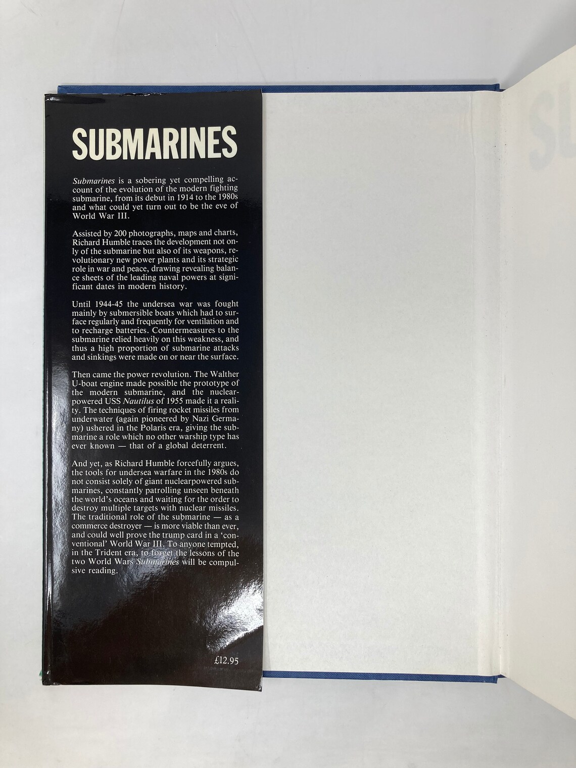 Submarines: the Illustrated History by Richard Humble HC First - Etsy