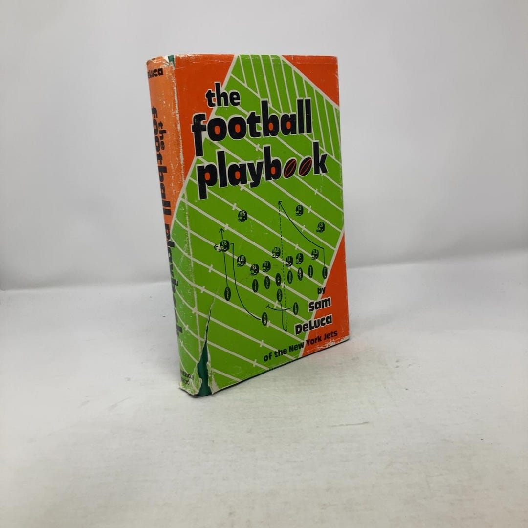 The Football Playbook by Sam Deluca HC First Edition Hardcover Very ...