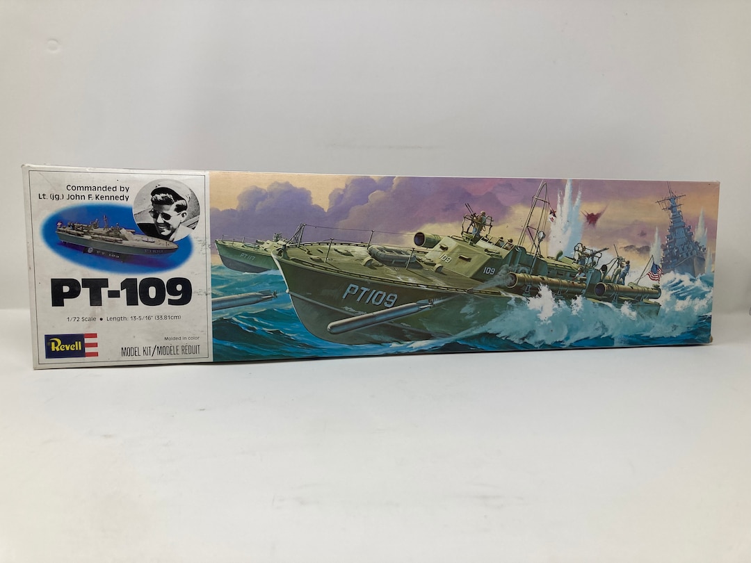 Revell PT-109 1/72 Scale Model Kit New in Box 130697 - Etsy