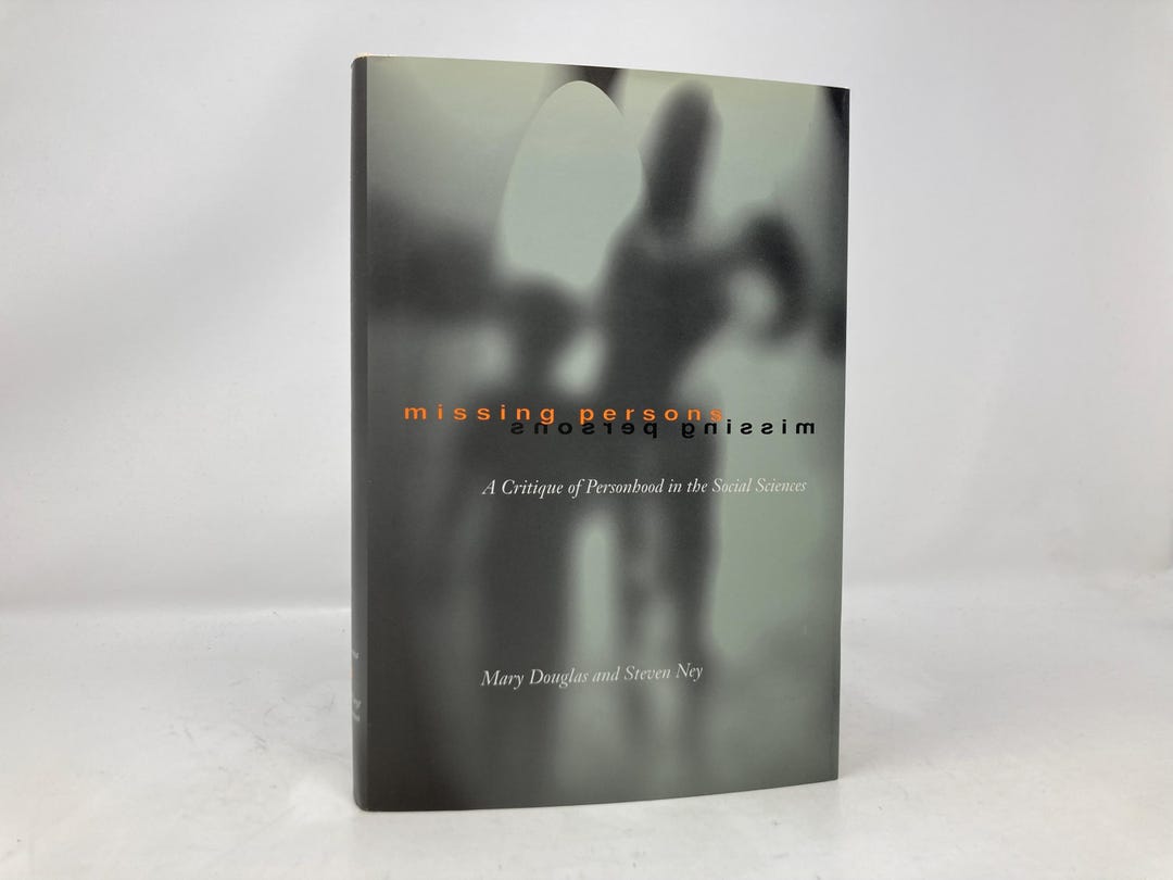 Missing Persons: A Critique of the Personhood in The... Vol. 1 by Mary ...