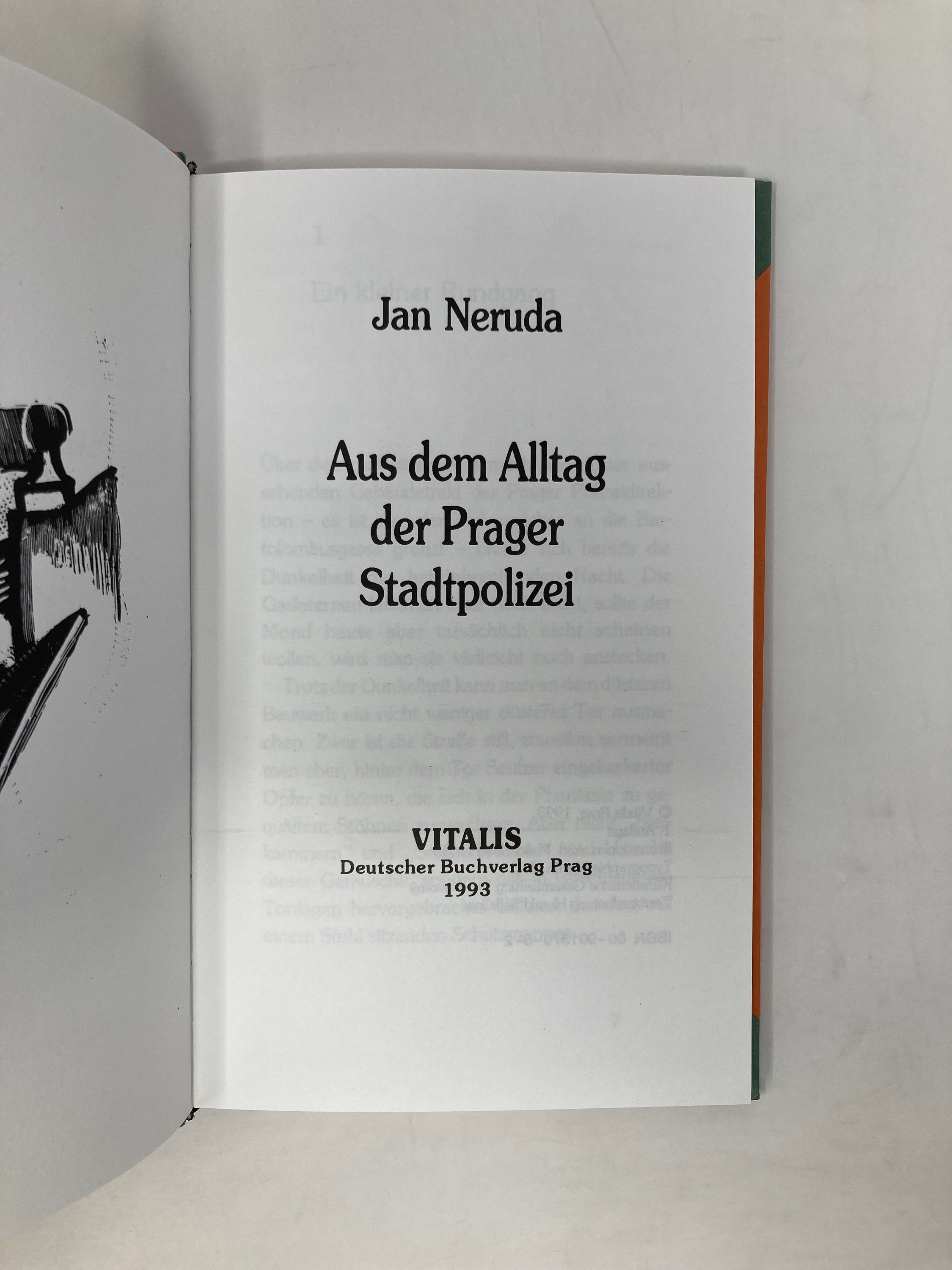 Aus Dem Alltag Der Prager Stadtpolizei by Jan Neruda HC First 1st Like ...