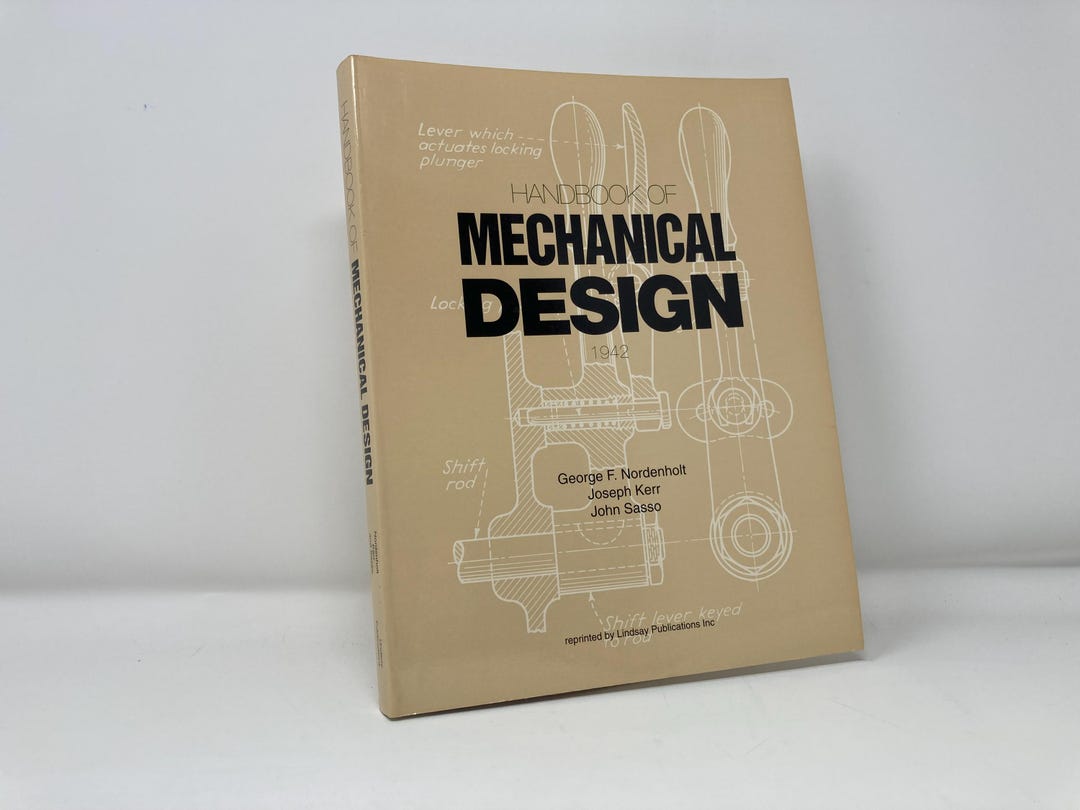 Handbook of Mechanical Design by Joseph Kerr PB Paperback 1st Thus LN ...