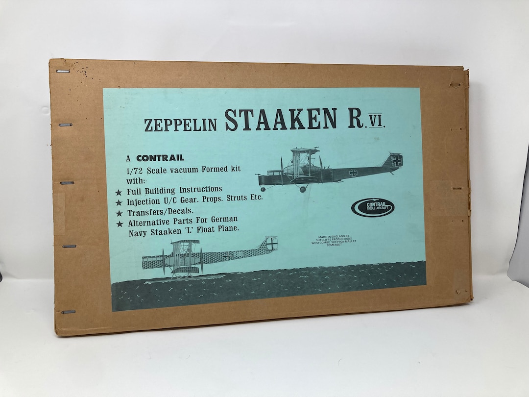 Contrail Zeppelin Staaken R. VI. 1/72 Scale Model Kit New in Box 130634 ...