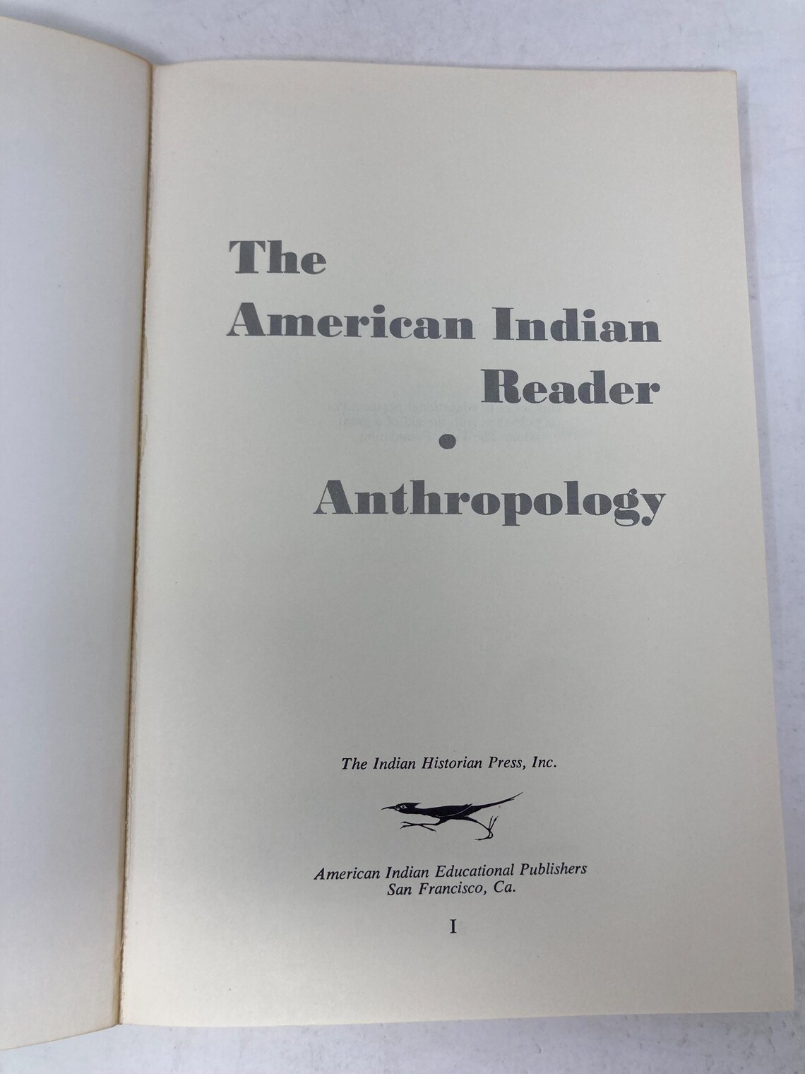 The American Indian Reader by Jeanette Henry PB Paperback 1st First VG ...