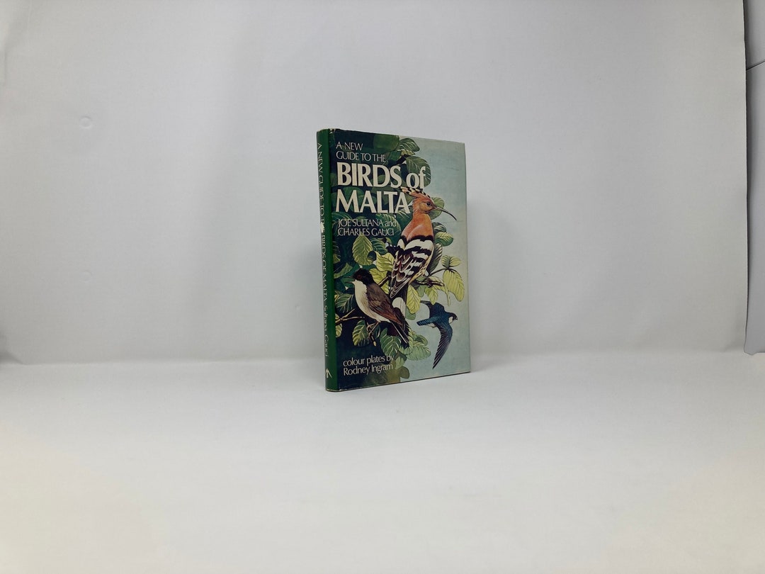 A New Guide to the Birds of Malta by Joe Sultana HC Hardcover 1st First ...
