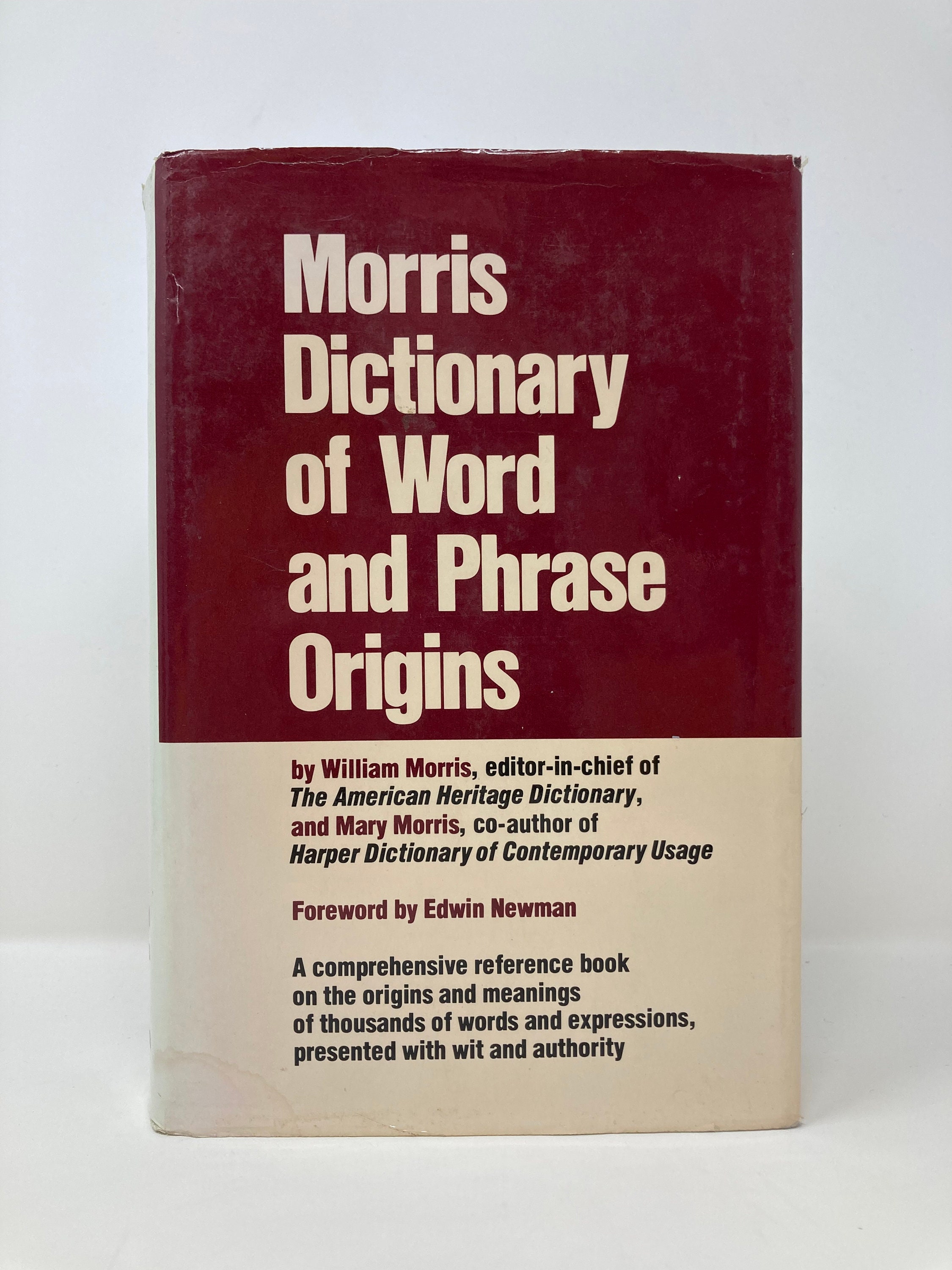 Morris Dictionary of Word and Phrase Origins by William Morris HC First ...