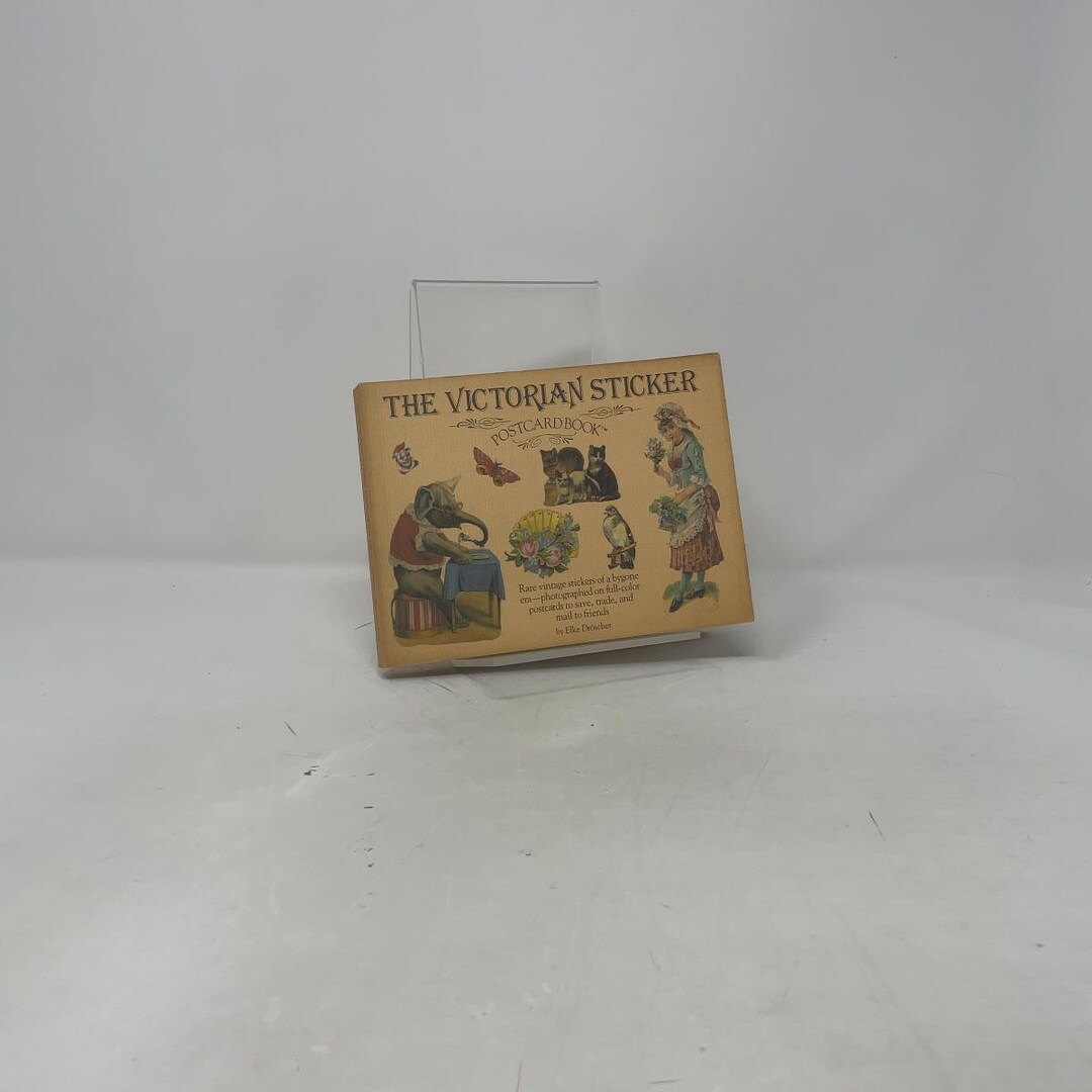The Victorian Sticker Postcard Book by Elke Droscher PB First Edition ...