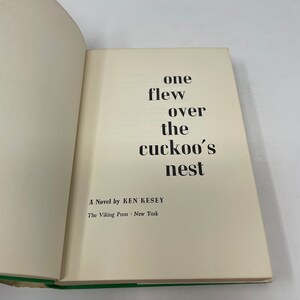One Flew Over the Cuckoo's Nest by Ken Kesey HC First 1st Very Good ...
