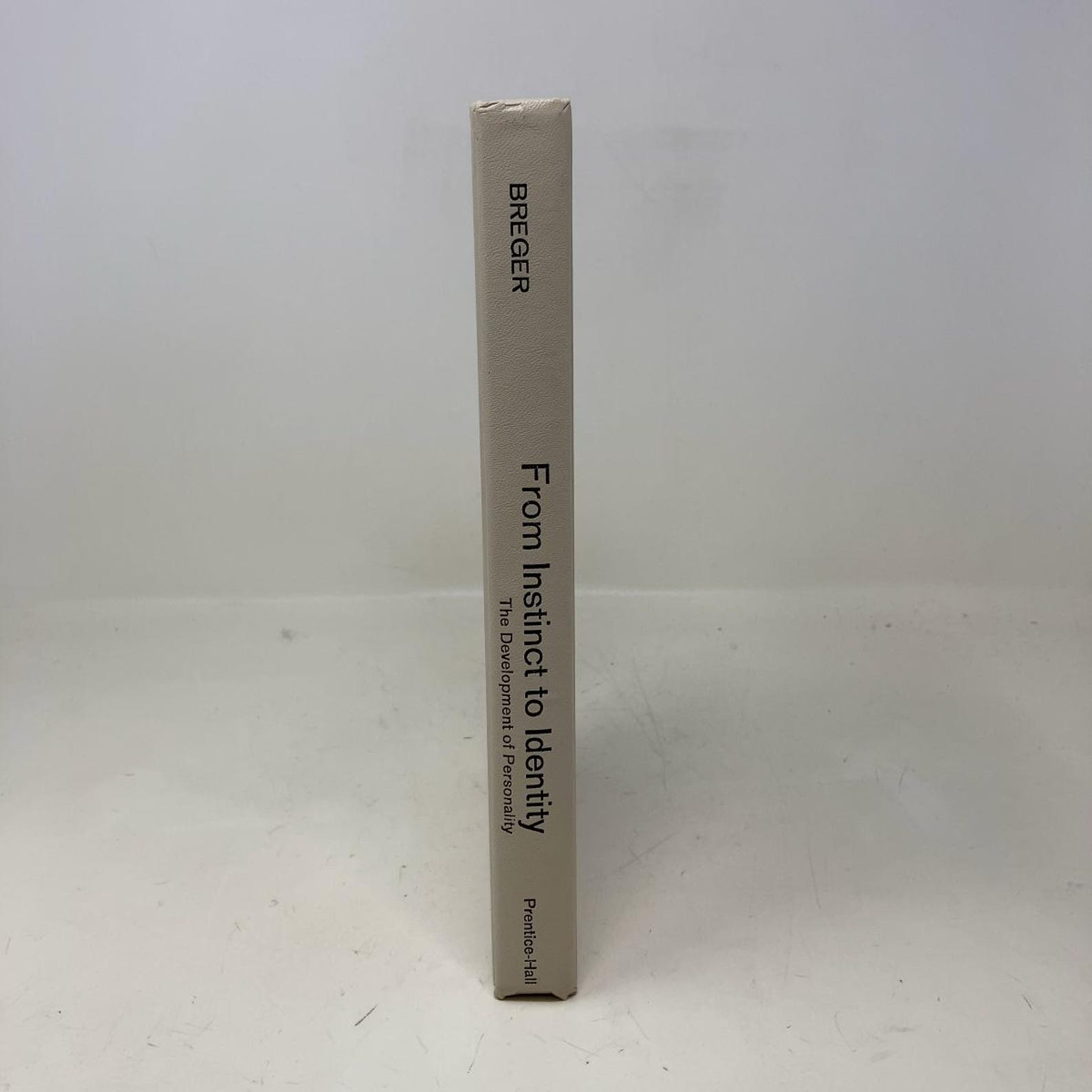 From Instinct to Identity by Louis Breger HC First Edition Hardcover ...