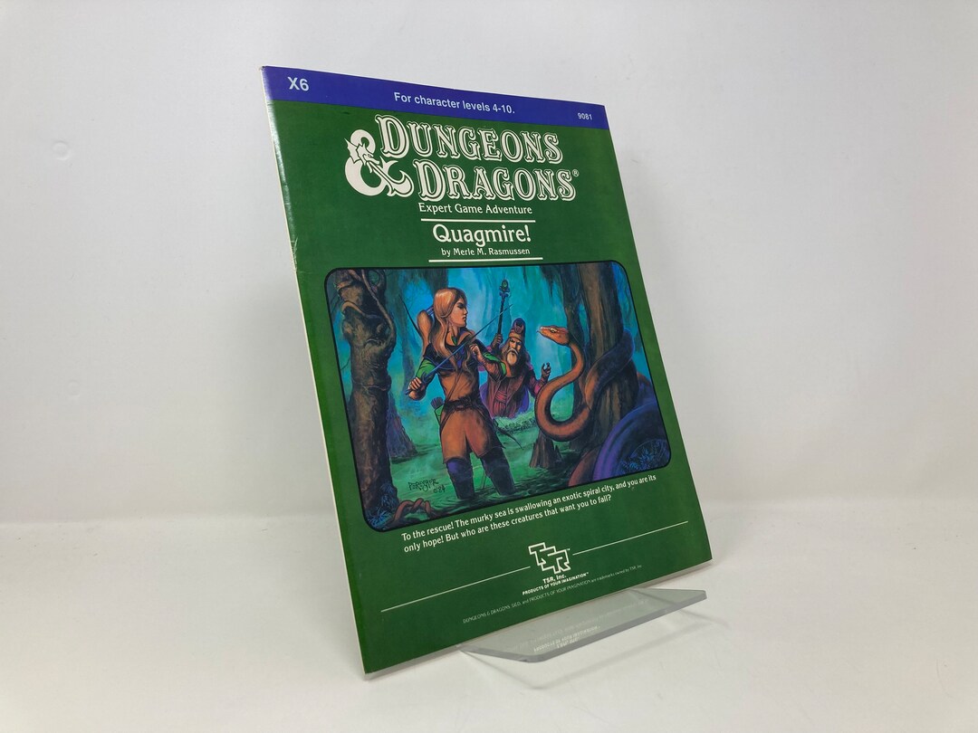 Quagmire - Dungeons & Dragons by Merle Rasmussen PB Paperback 1st First ...