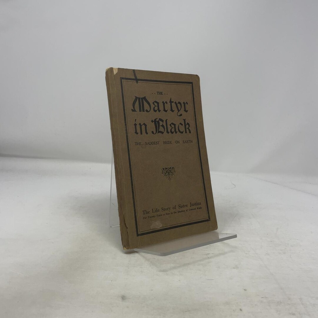 The Martyr in Black by Anna M. Lowry PB First Edition Paperback Very ...