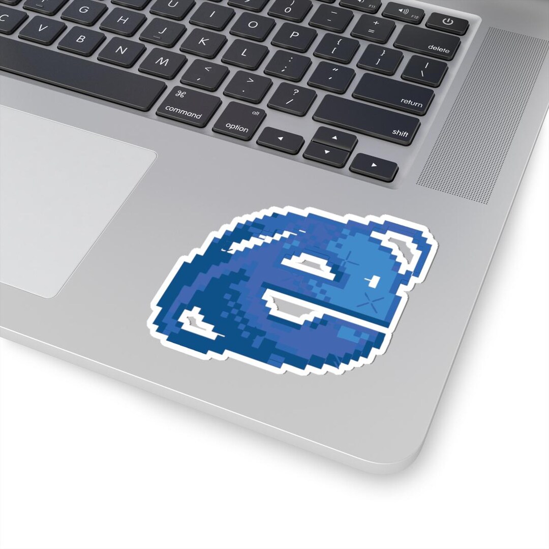 Retro Pixelated Internet Explorer Vinyl Sticker, Tech Lover Gift - Etsy