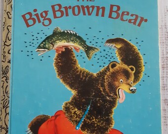 Big Brown Bear Book - Etsy