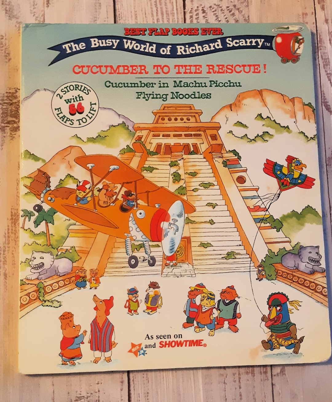 Vintage the Busy World of Richard Scarry Flap Book 1997/ Richard Scarry ...