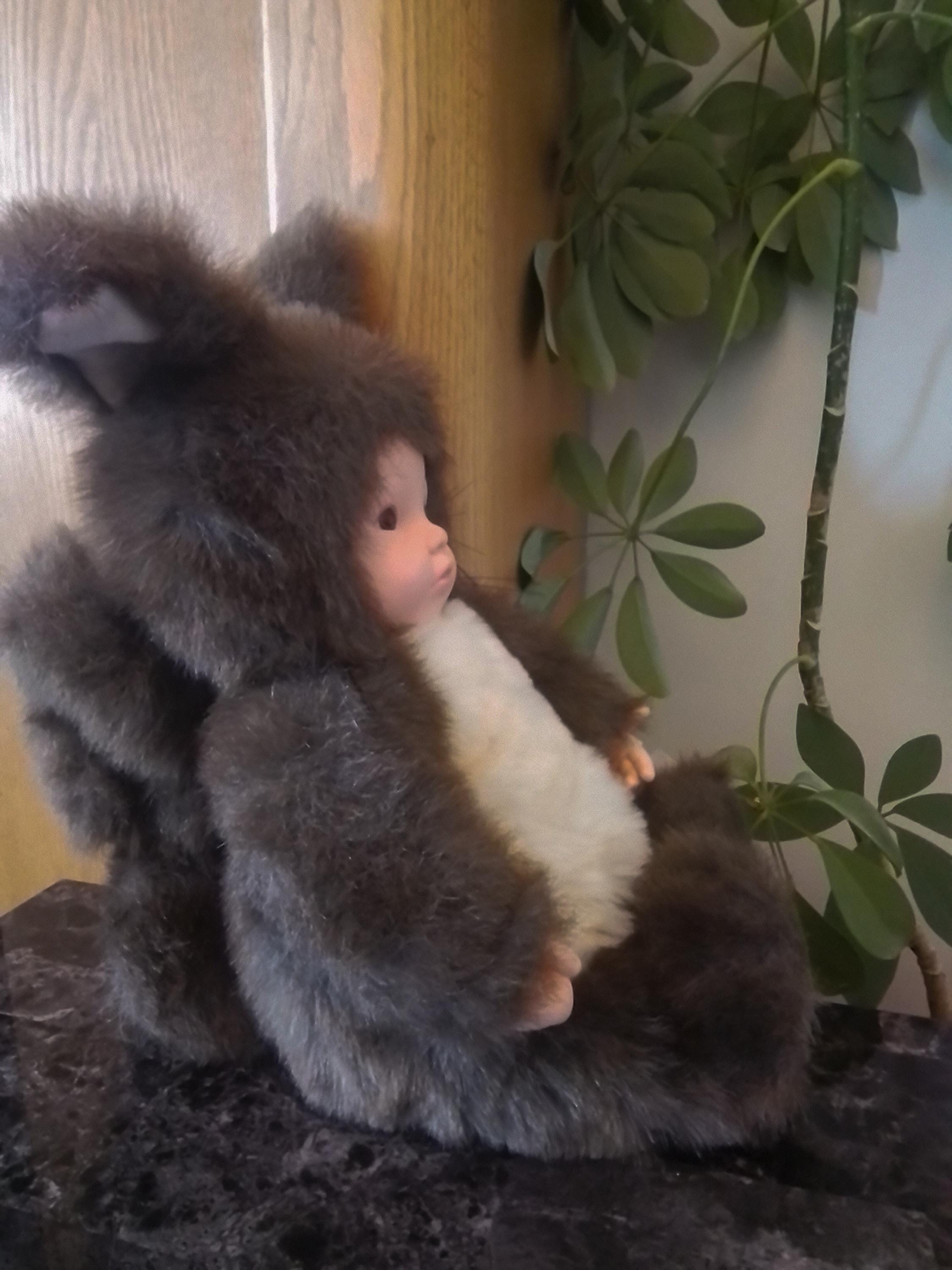 Vintage Anne Geddes Squirrel Baby Doll/ Vintage Ann Geddes Doll ...