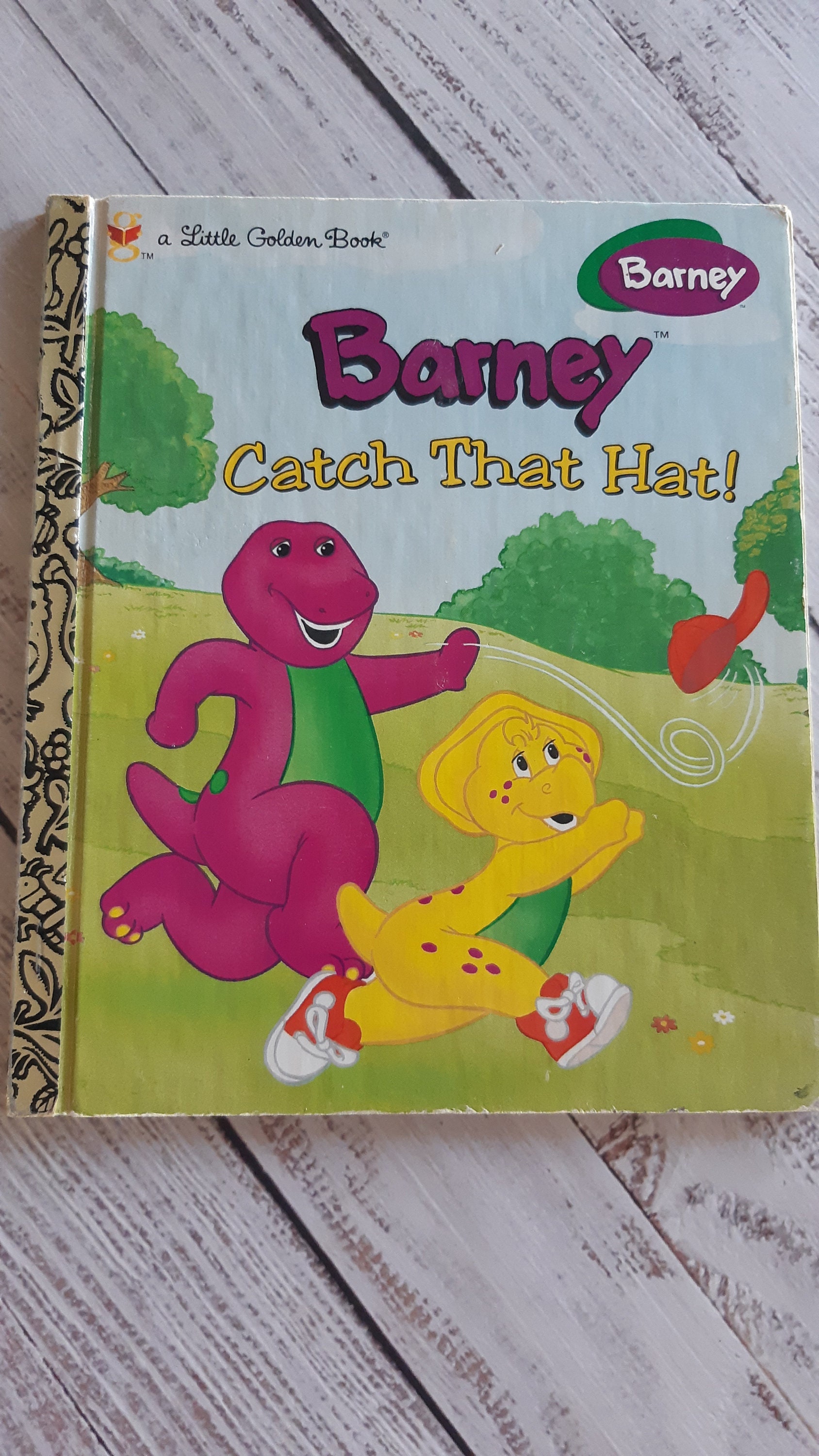 Barney Catch That Hat Little Golden Book / Little Golden Hardcover Book ...