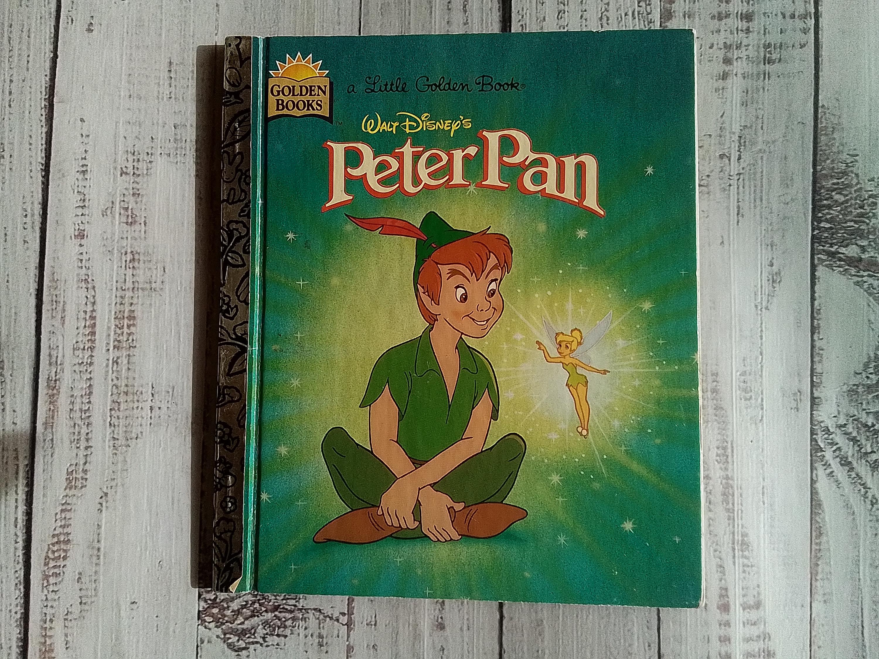 Walt Disney's Peter Pan Little Golden Book/ Vintage Peter Pan Book ...