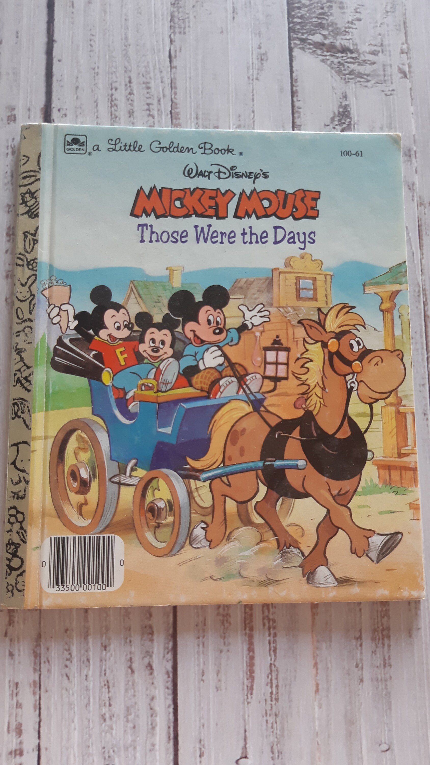 Mickey Mouse Little Golden Book/ Walt Disney Vintage Mickey - Etsy