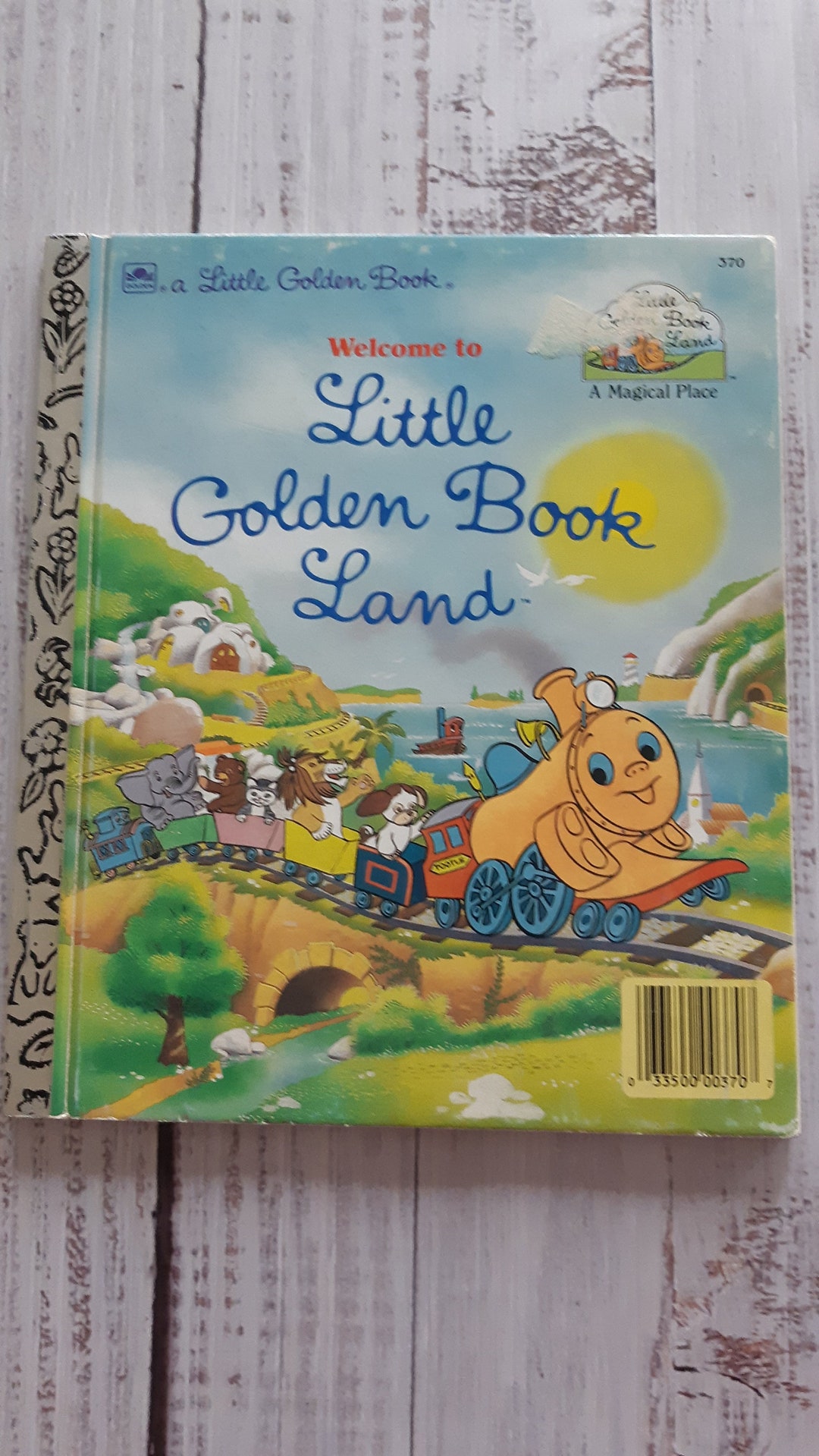 Little Golden Book Land/ Little Golden Book/ 1989 Vintage Hardcover ...