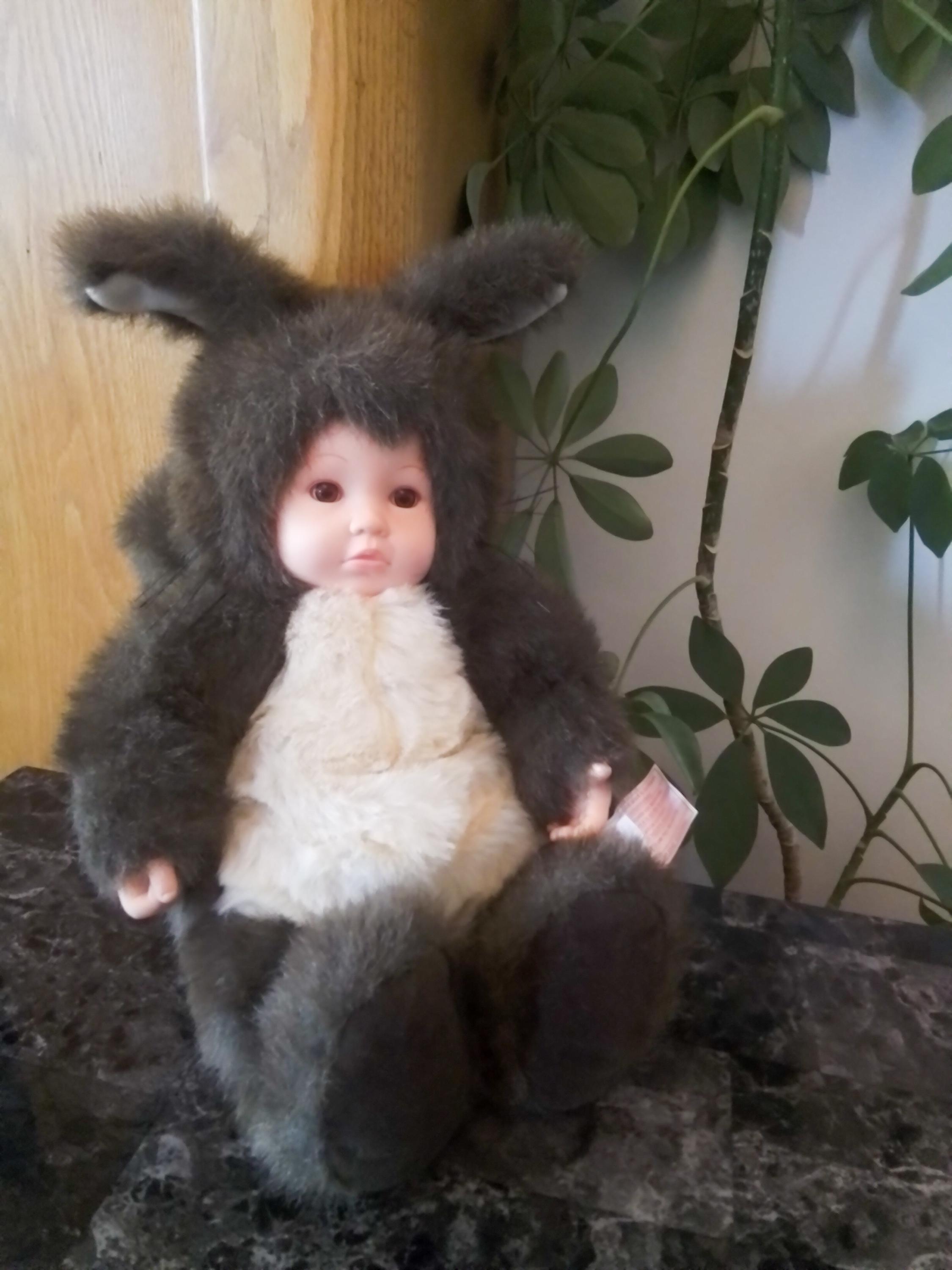 Vintage Anne Geddes Squirrel Baby Doll/ Vintage Ann Geddes Doll ...