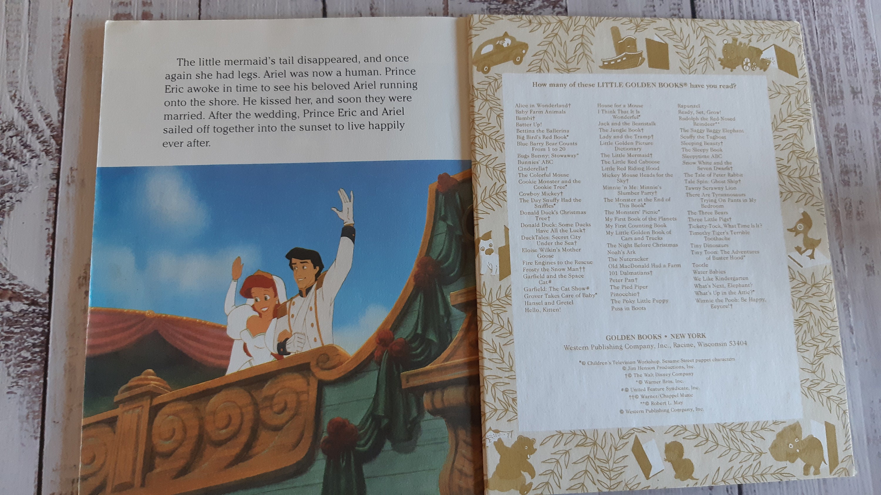 The Little Mermaid Little Golden Book / Little Golden Children's ...