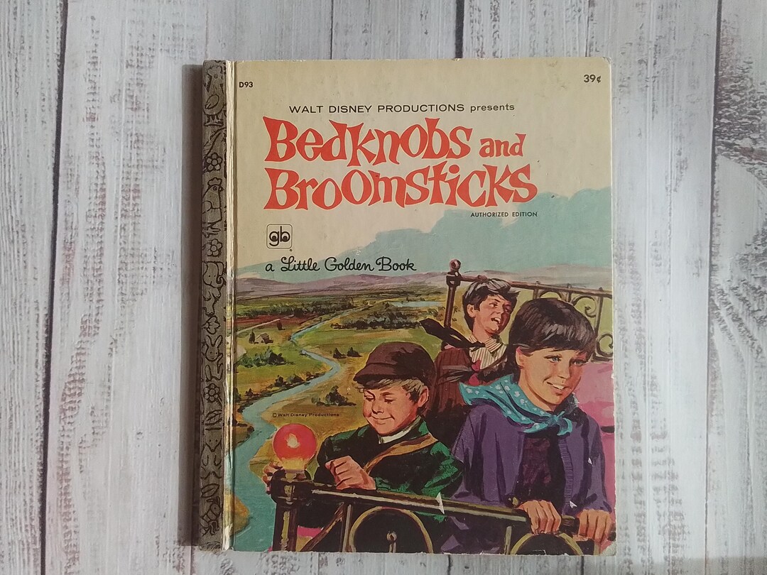 Walt Disney Bedknobs and Broomsticks Little Golden Book / Vintage Walt ...