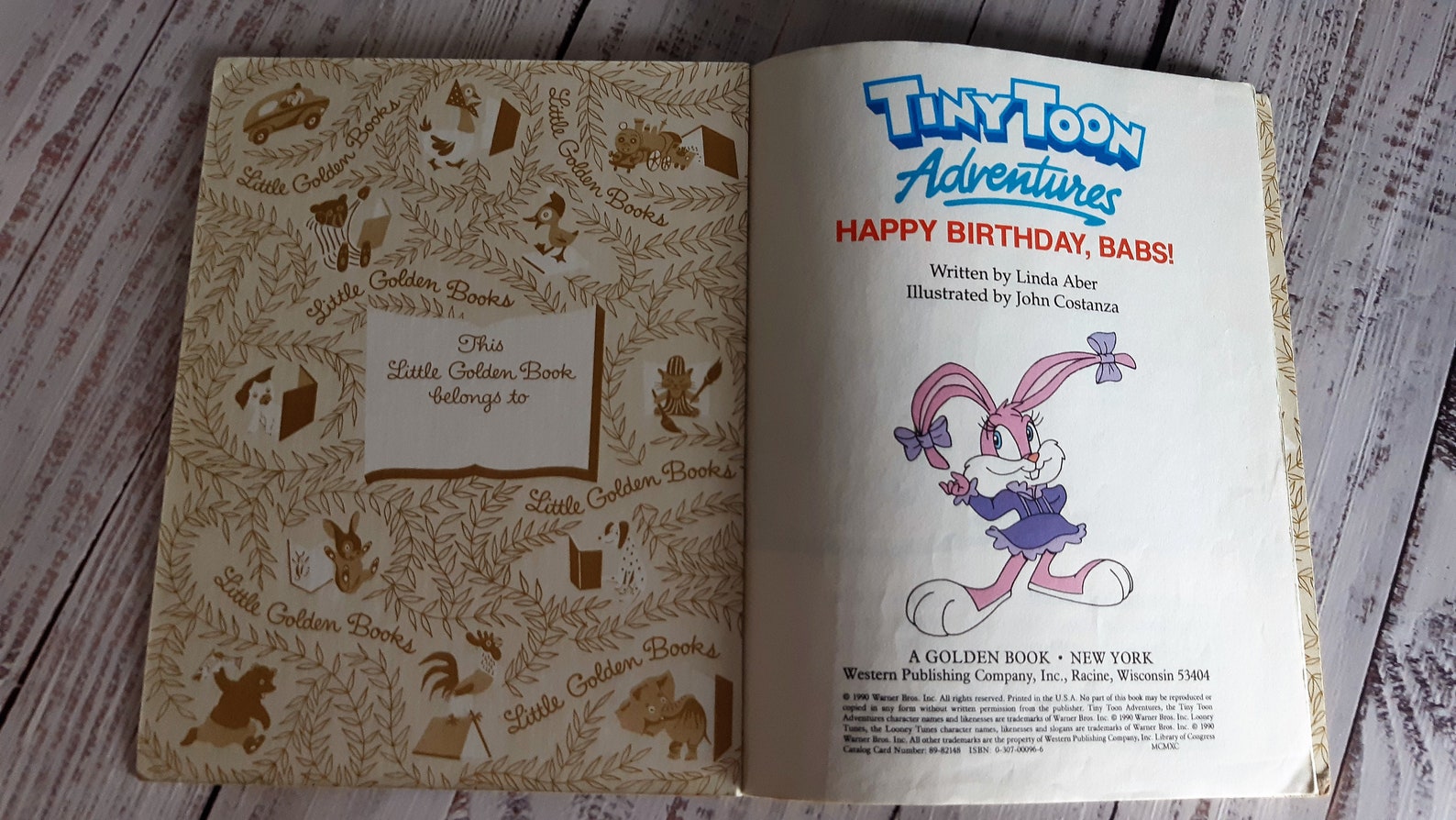 Tiny Toon Adventures Little Golden Book/ Happy Birthday Babs Book ...