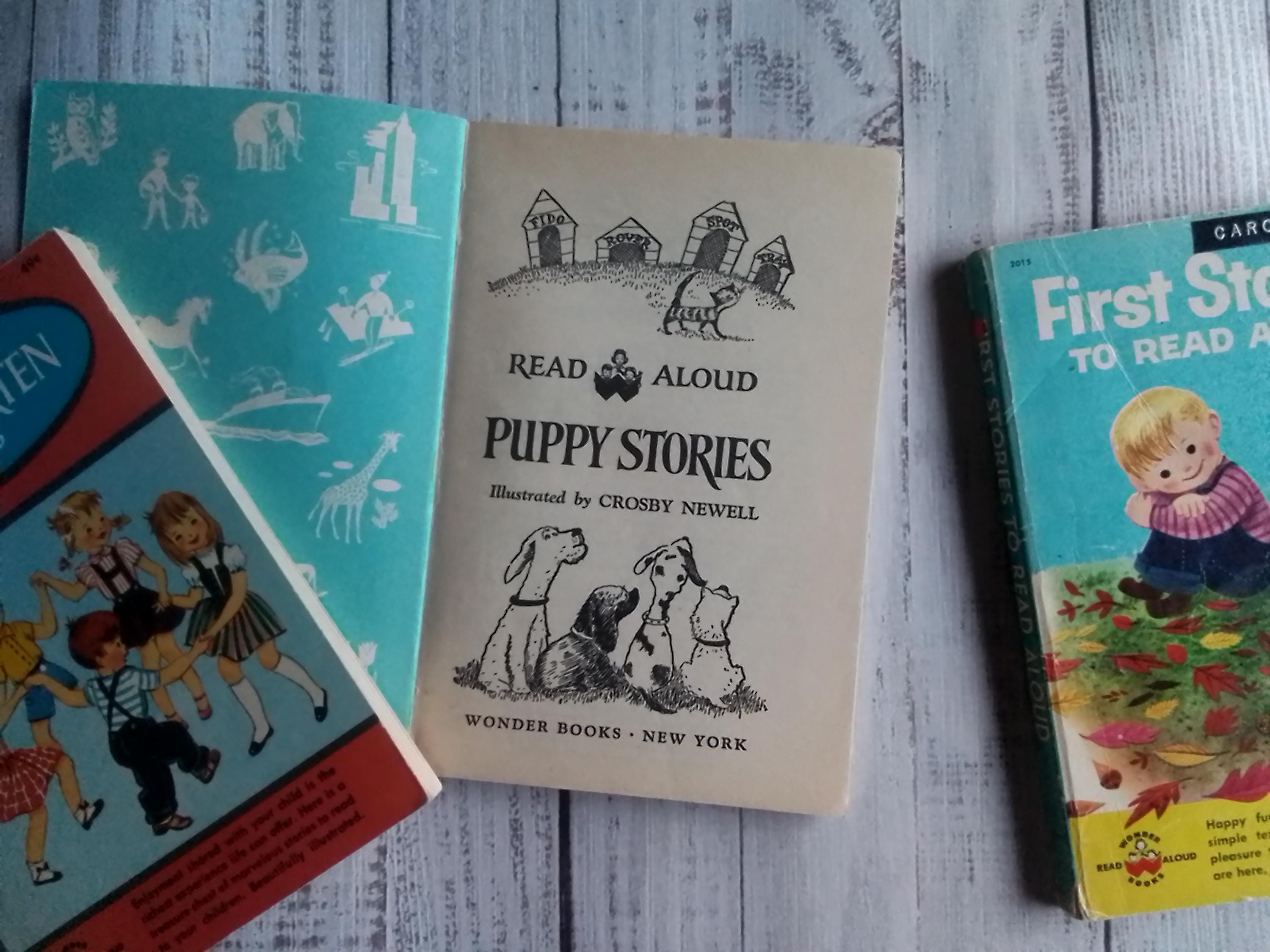 Vintage Set Read Aloud Wonder Book Paperback/ Vintage First Readers ...