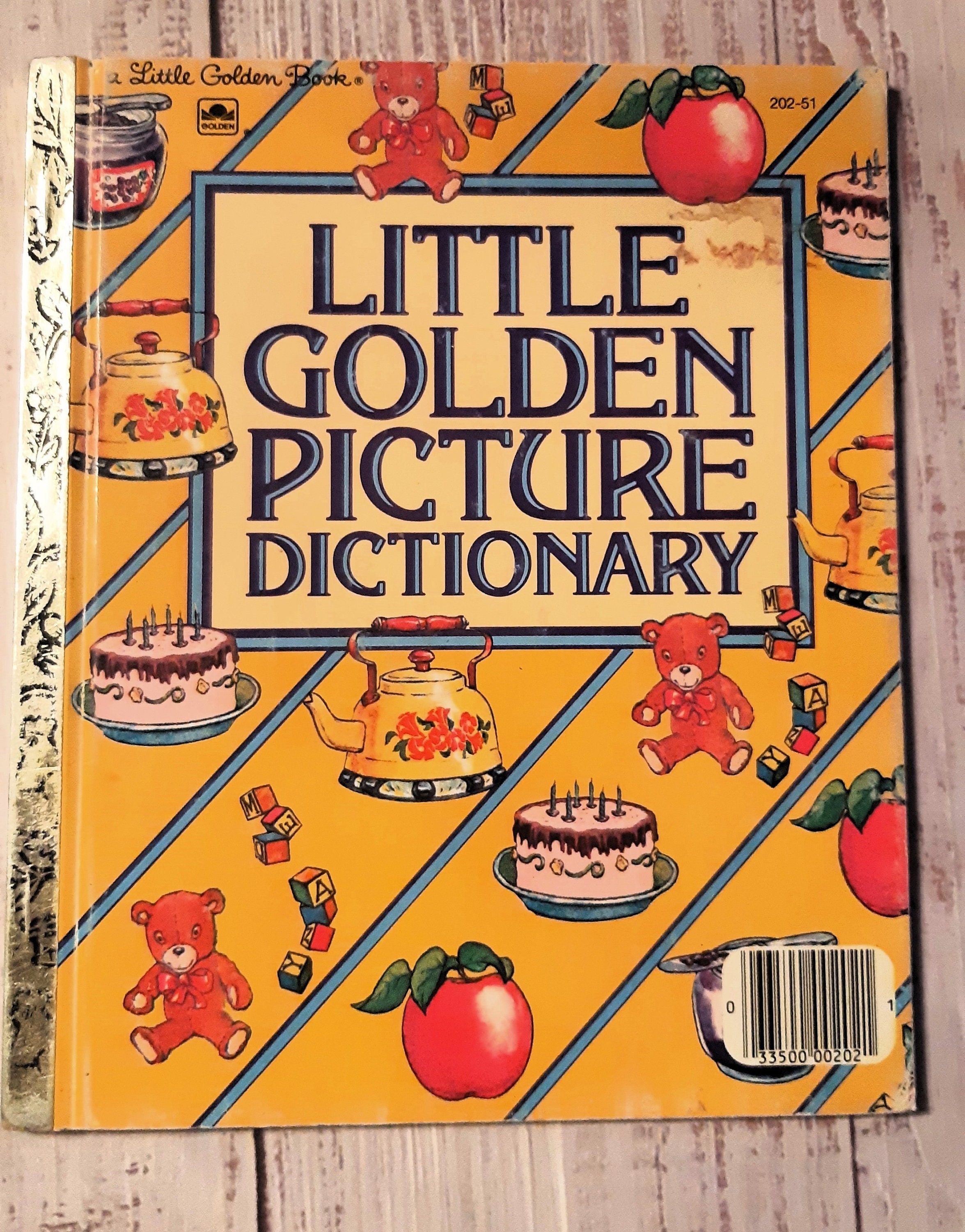 Vintage Little Golden Picture Dictionary Book 1981/ Vintage Dictionary ...