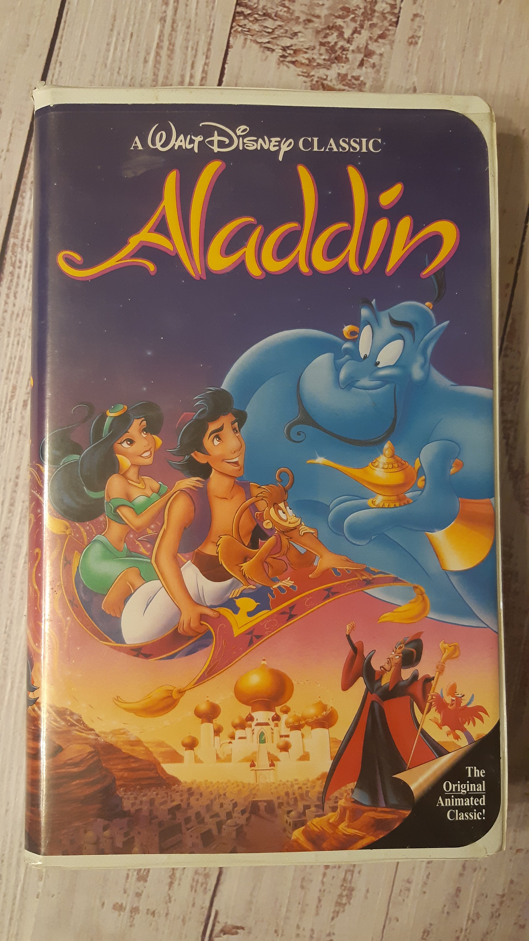 Aladdin Walt Disney VHS Vintage Black Diamond/ Walt Disney Classic ...