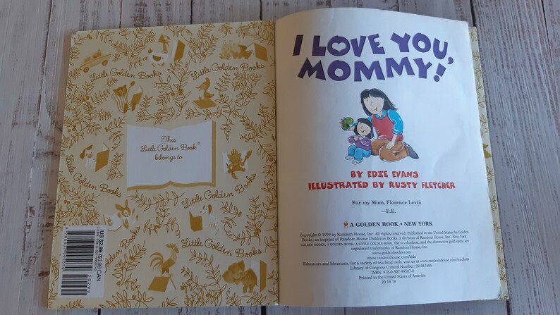 I Love You, Mommy! Little Golden Book / Little Golden Hardcover Book ...