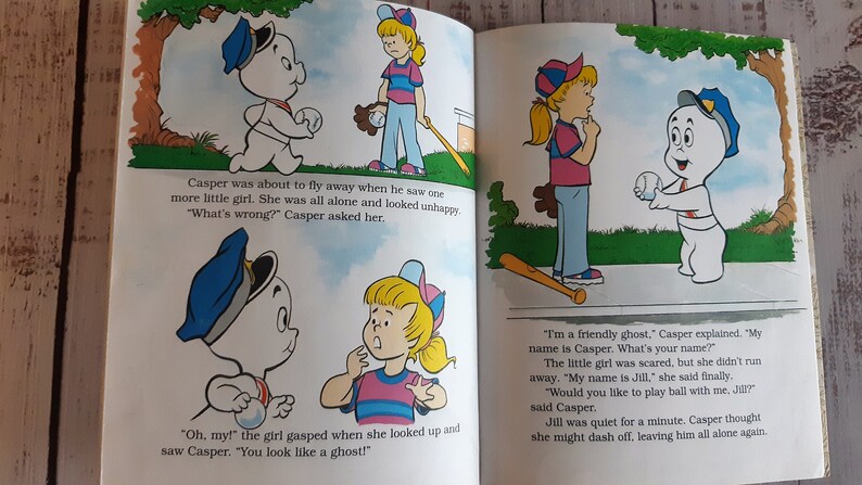 Casper Ghost and Friends Boos on First Little Golden Book/ Vintage ...