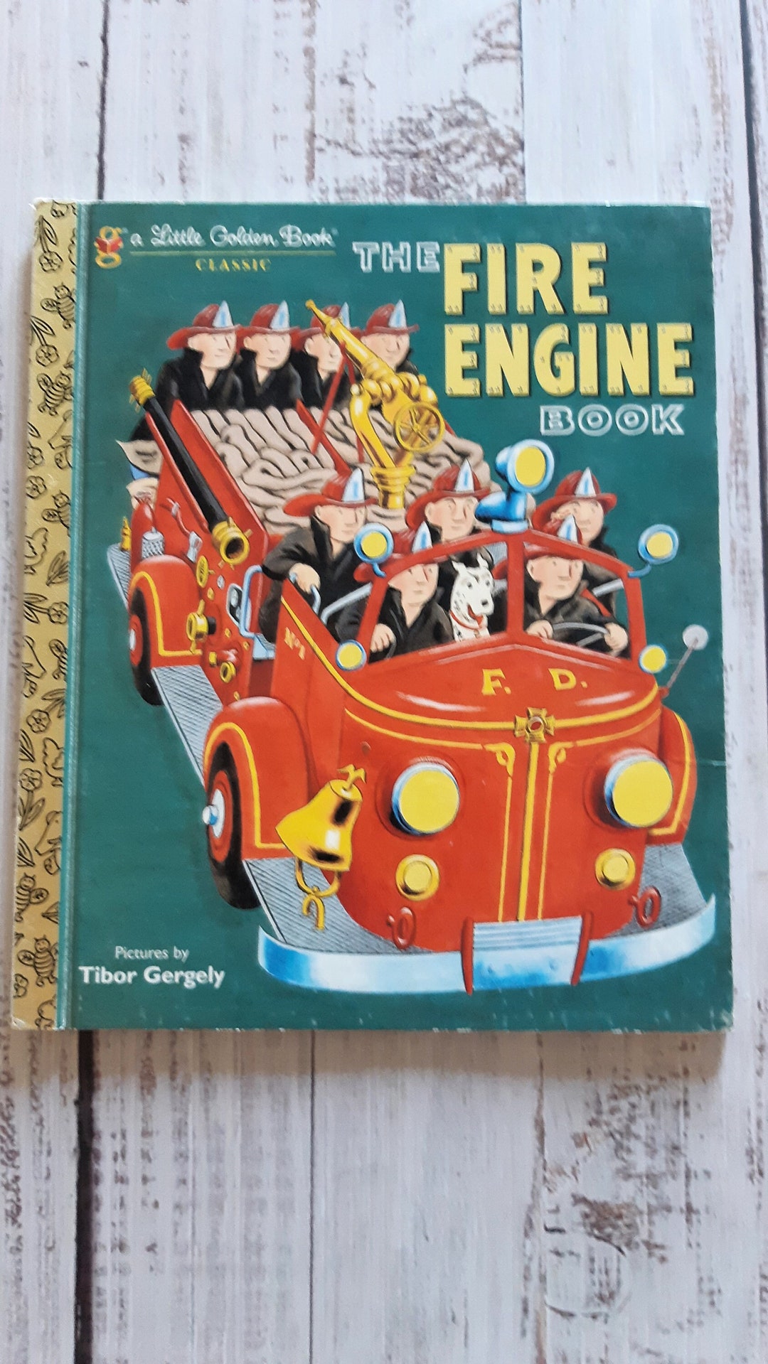 The Fire Engine Book Little Golden Book Vintage 1987/ Fire Truck ...