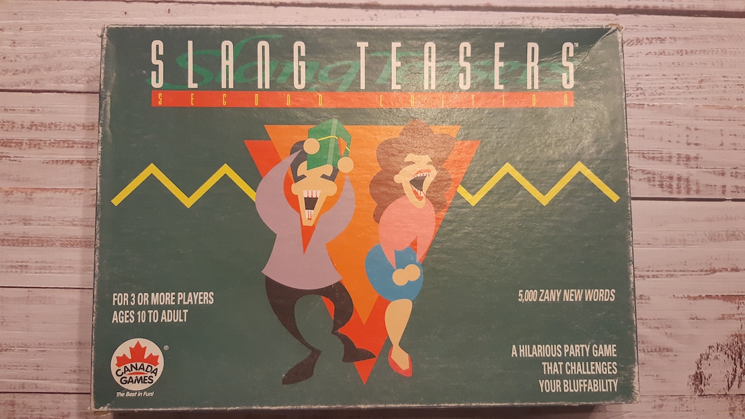 Slang Teasers Party Game/ Vintage Party Game/ Adult Board - Etsy