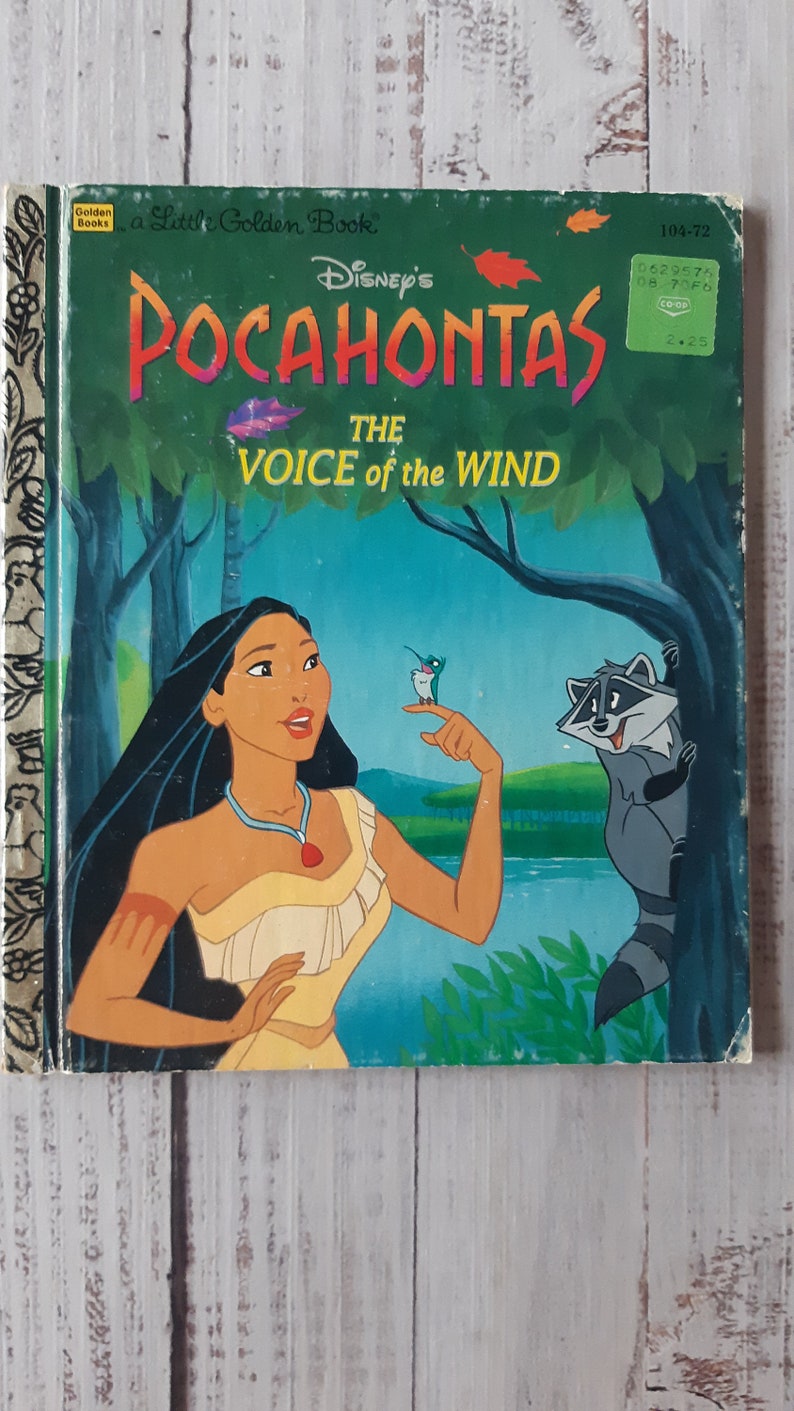 Vintage Disney Pocahontas Voice of the Wild Little Golden Book/ Vintage ...