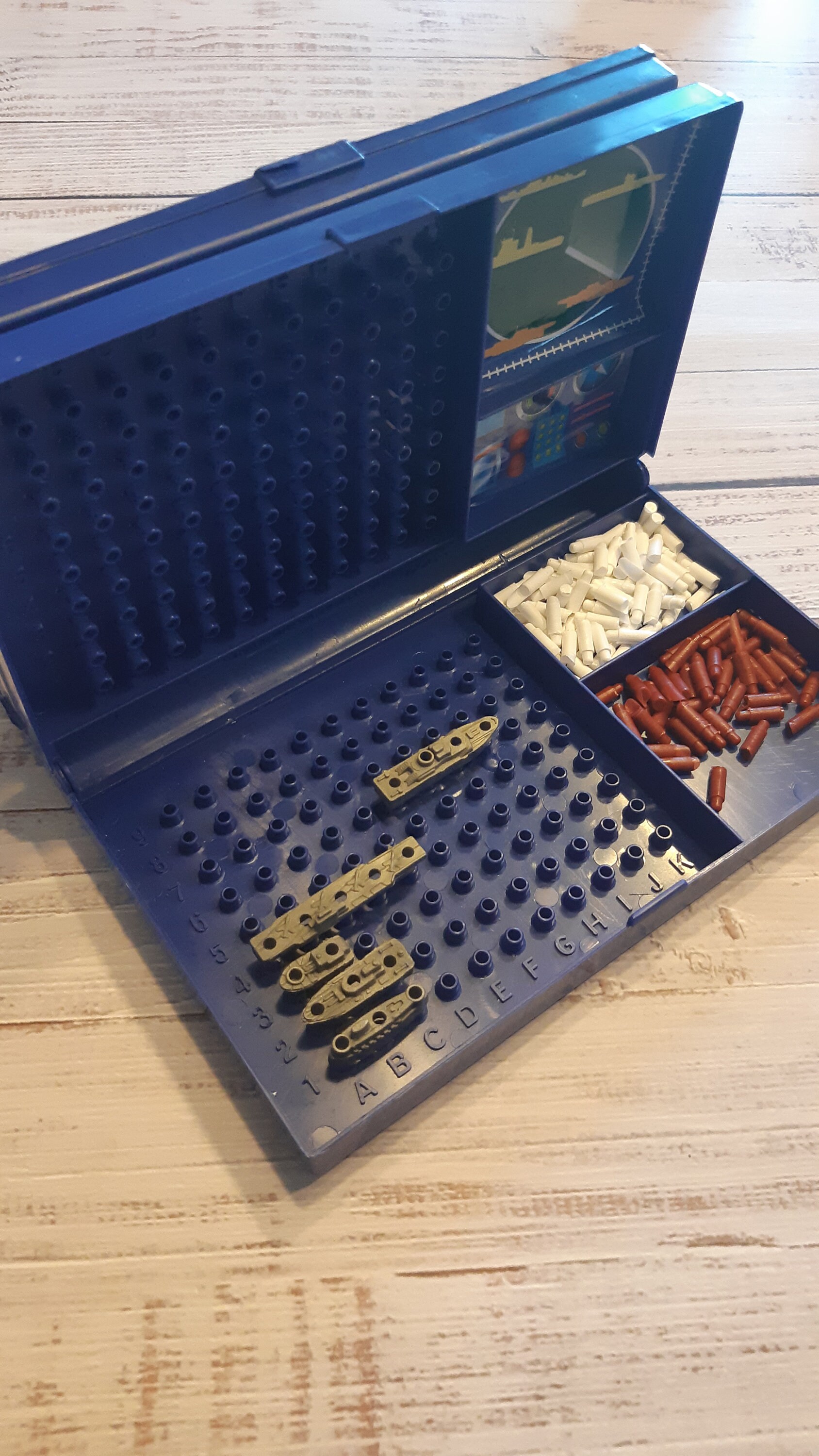 Vintage Sea Battle 2 Player Game/ Vintage Battleship Game/ 1980 Kids ...