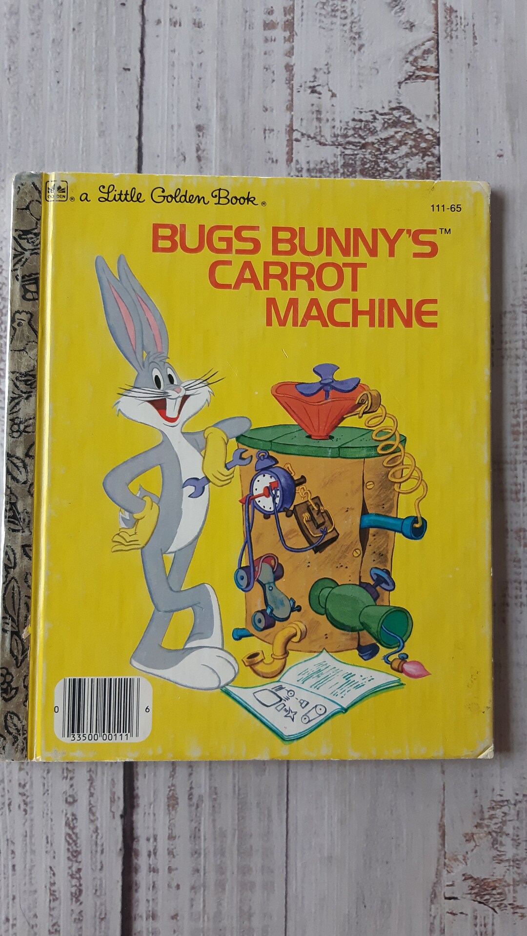 Vintage Bugs Bunny Carrot Machine the Little Golden Book/ Vintage ...