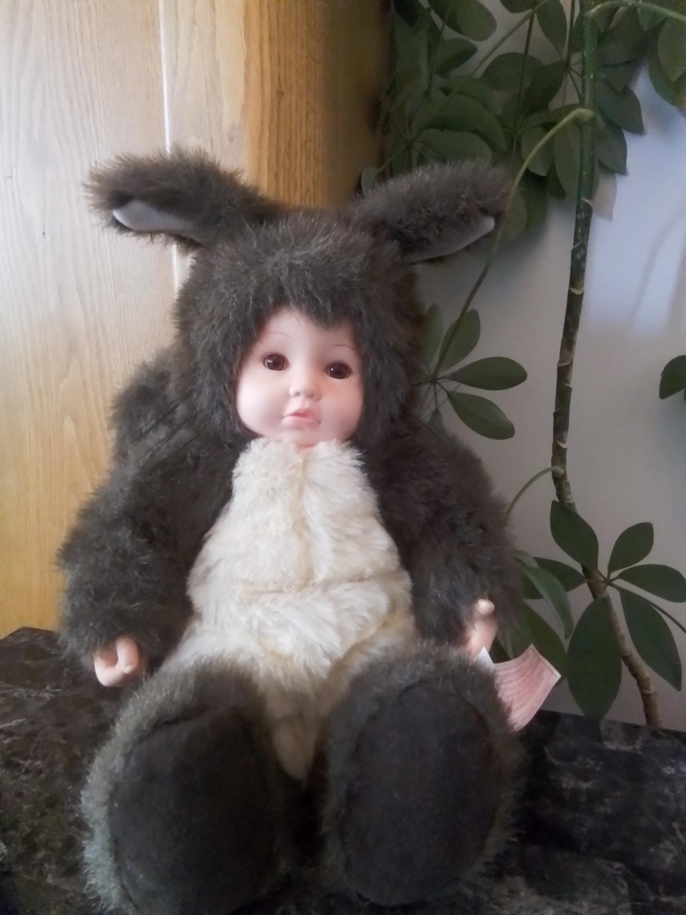 Vintage Anne Geddes Squirrel Baby Doll/ Vintage Ann Geddes Doll ...