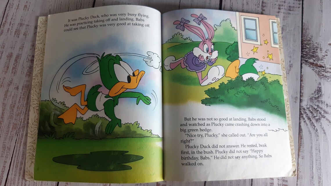 Tiny Toon Adventures Little Golden Book/ Happy Birthday Babs - Etsy Canada