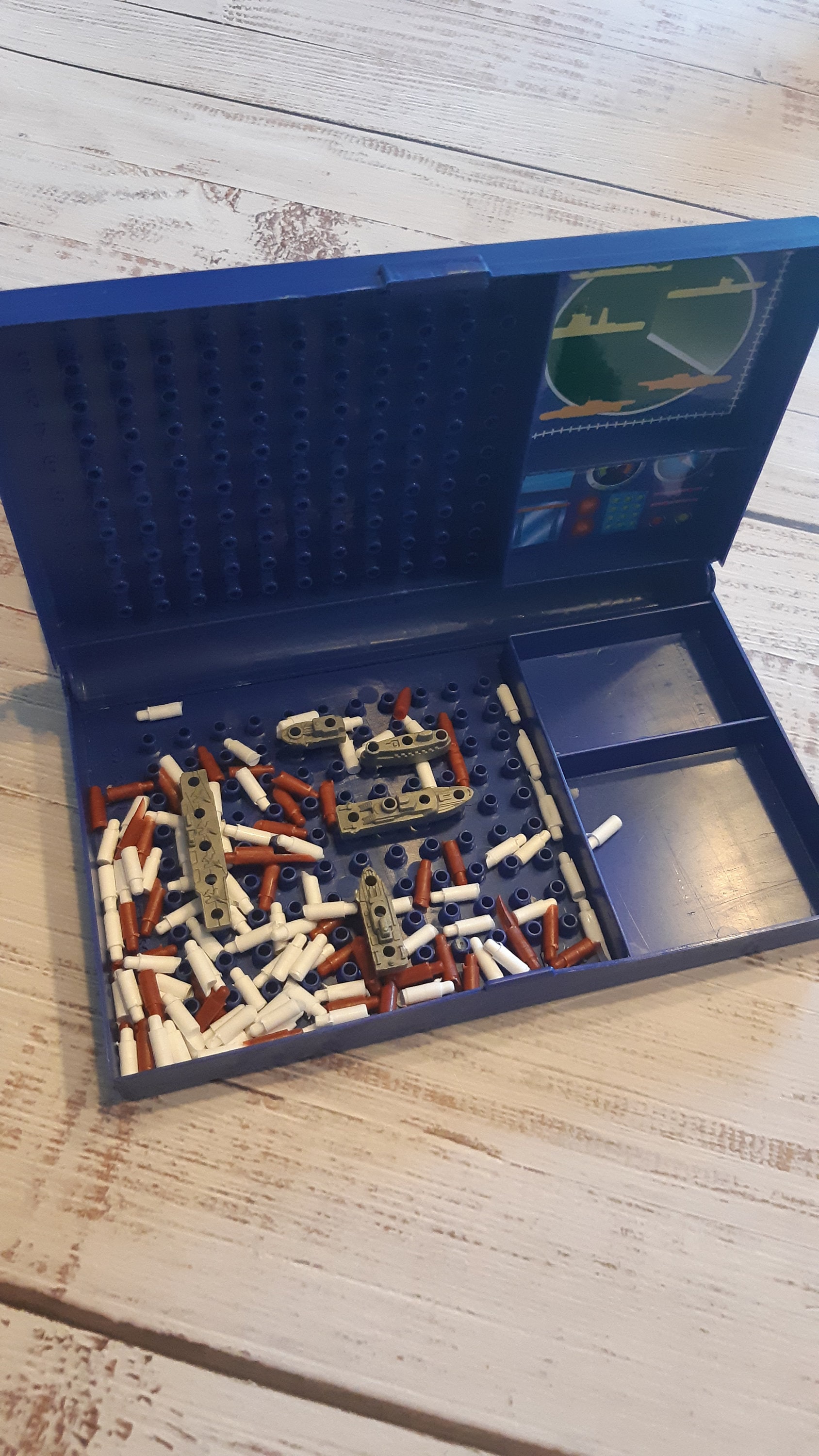 Vintage Sea Battle 2 Player Game/ Vintage Battleship Game/ 1980 Kids ...