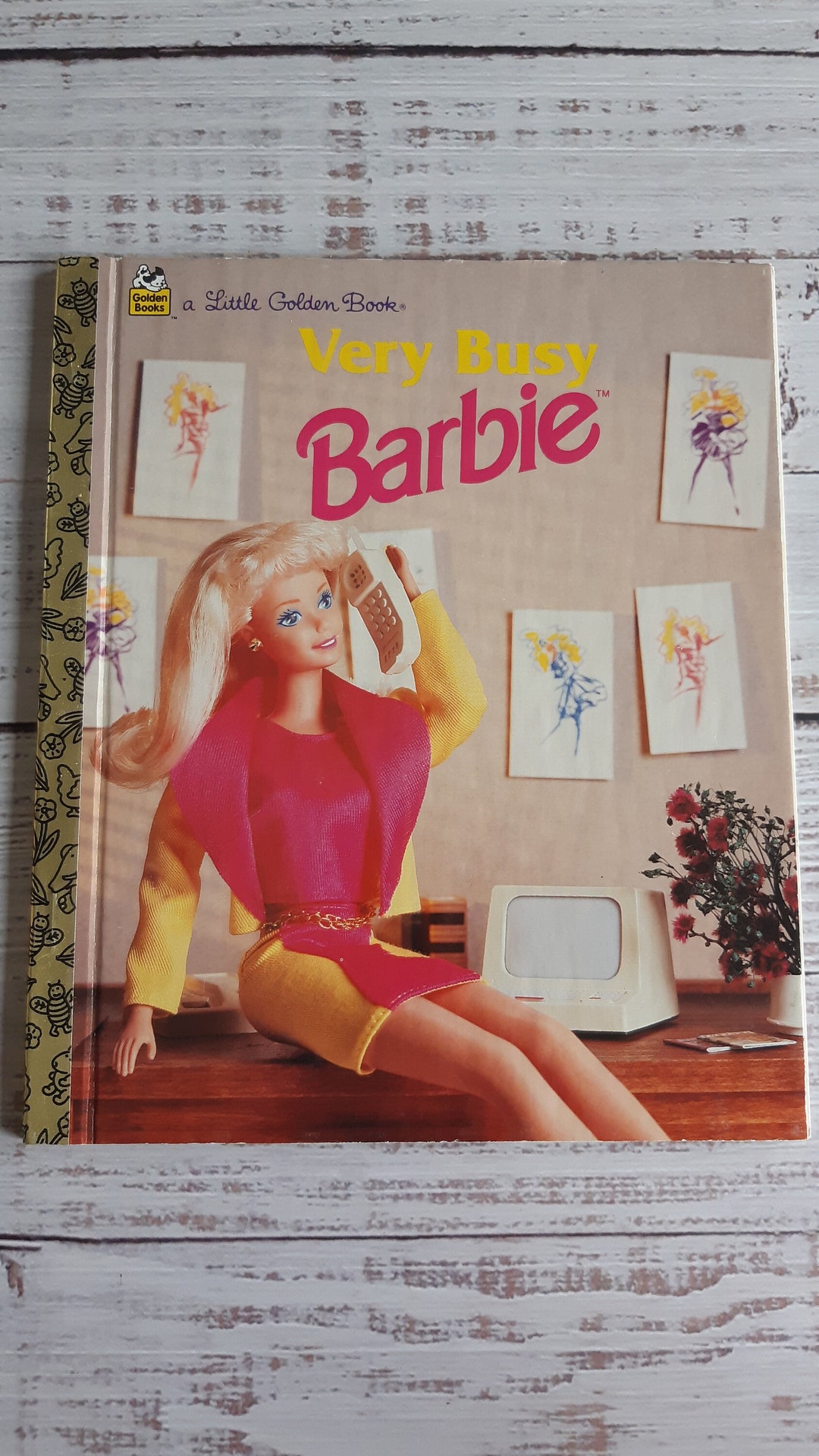 Very Busy Barbie Little Golden Book/ Vintage 1993 Golden Book/ Book ...