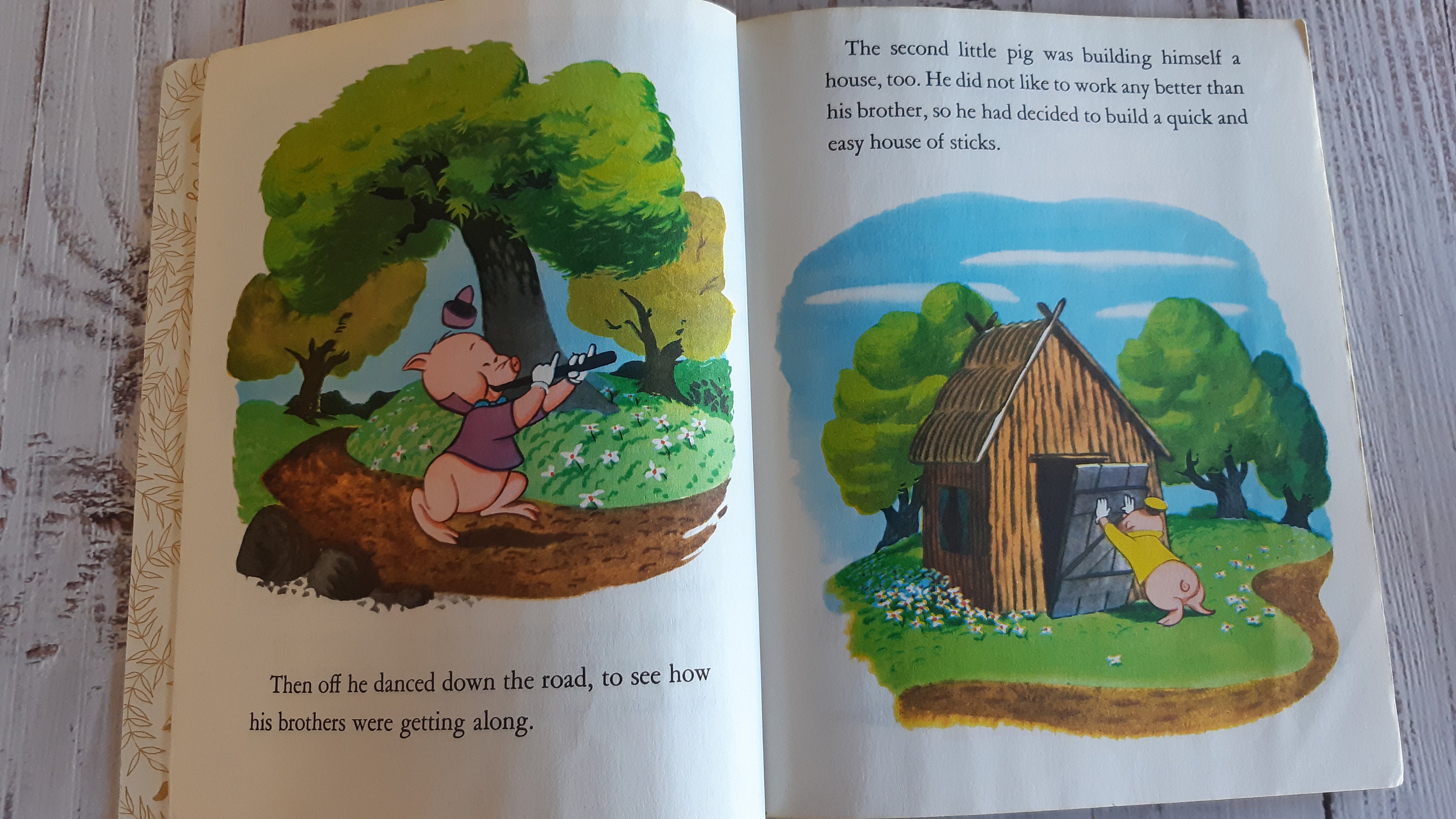 Walt Disney's Three Little Pigs Little Golden Book / Little Golden ...