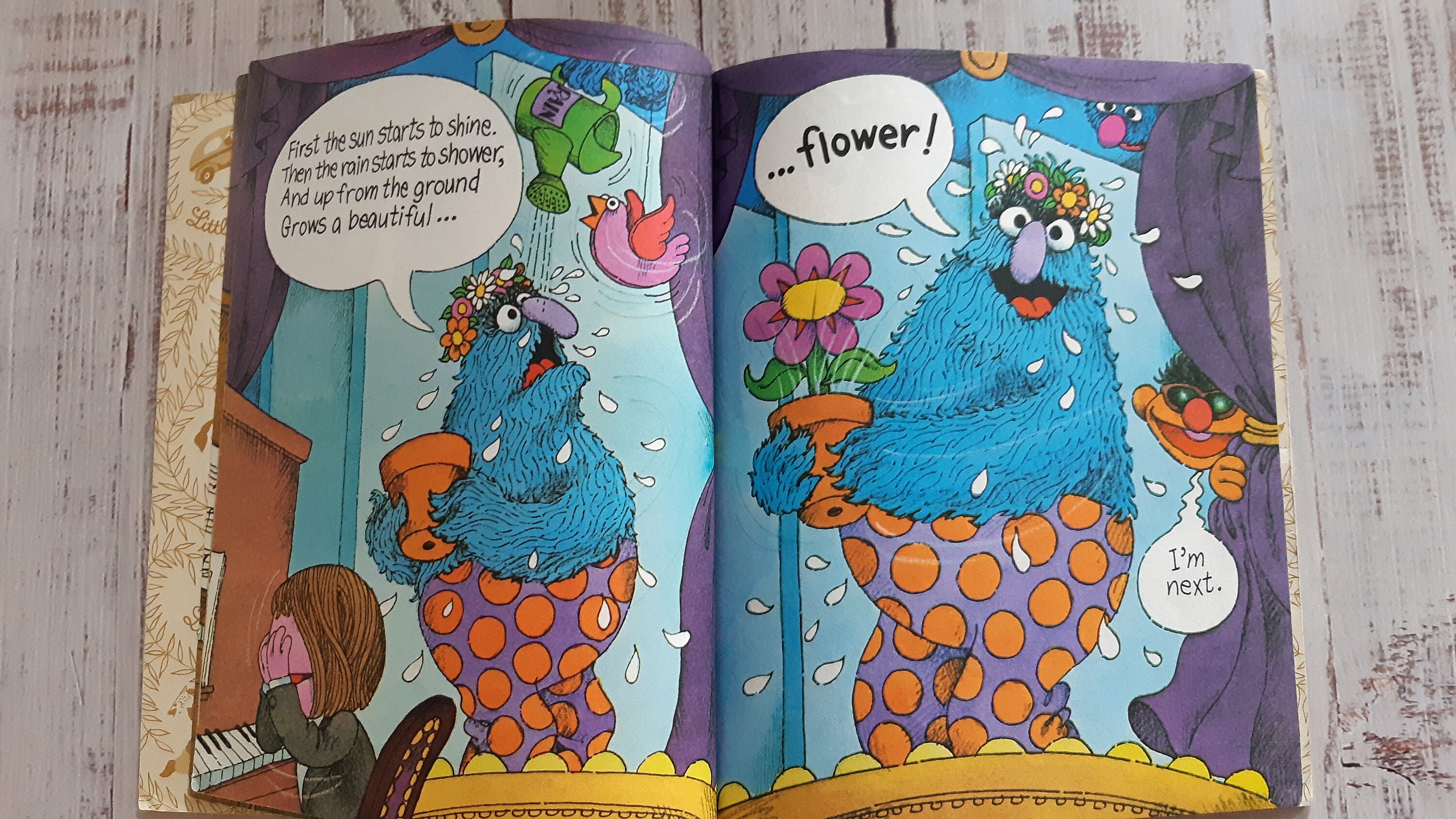 The Four Seasons Sesame Street Little Golden Book/ Grover - Etsy