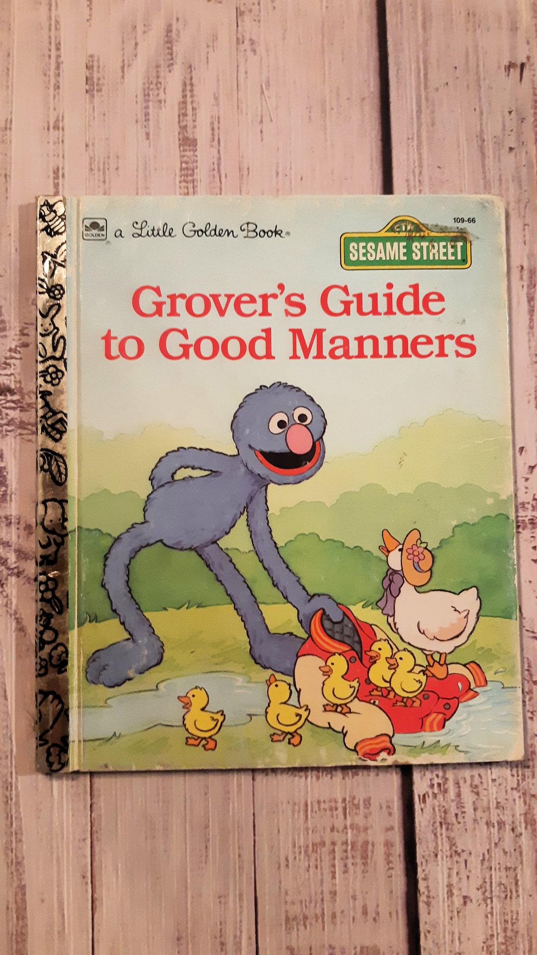 Vintage Grover's Guide to Good Manners Little Golden Book/ Sesame ...