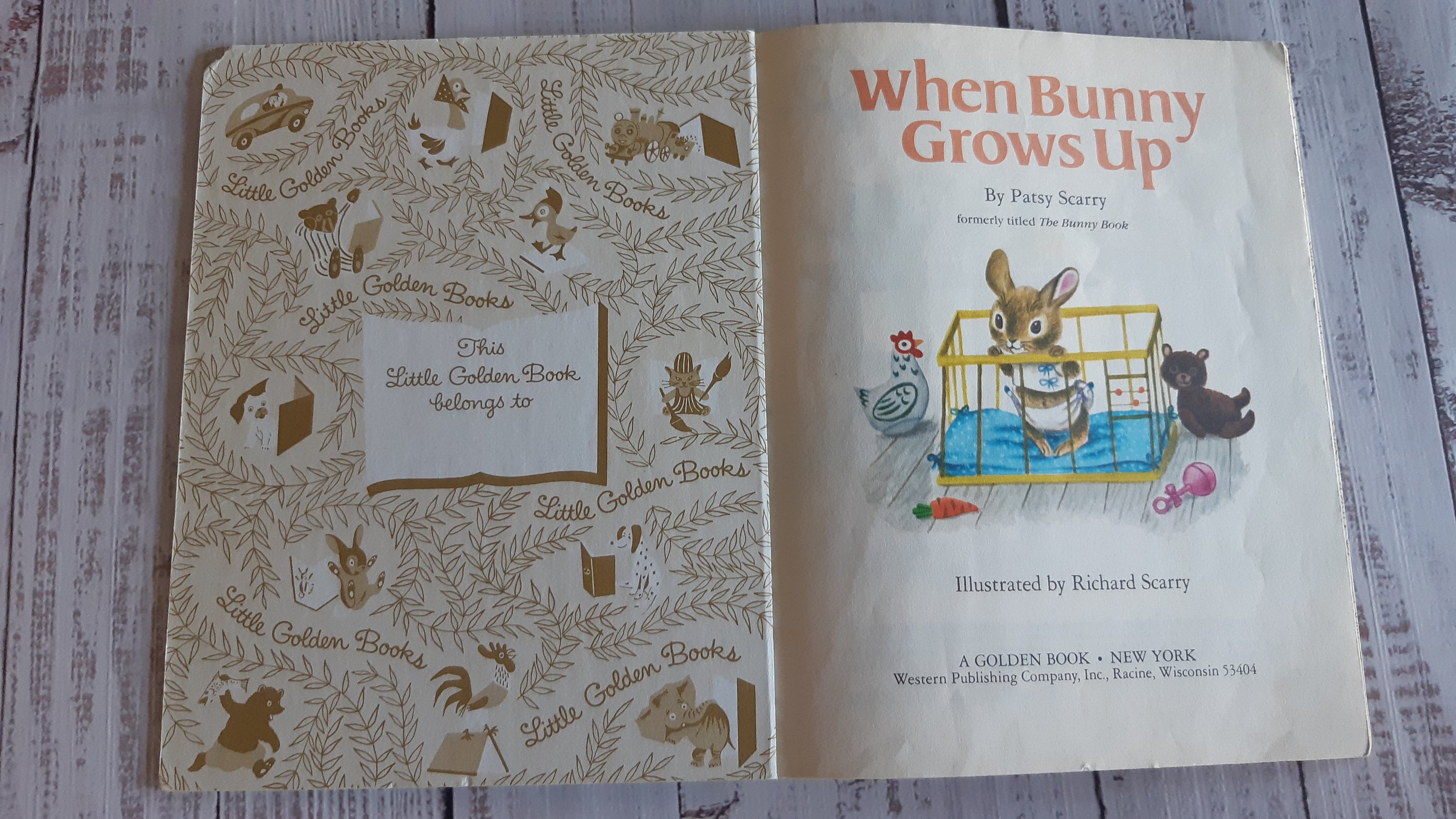 When Bunny Grows up Little Golden Book / Little Golden Hardcover Book ...