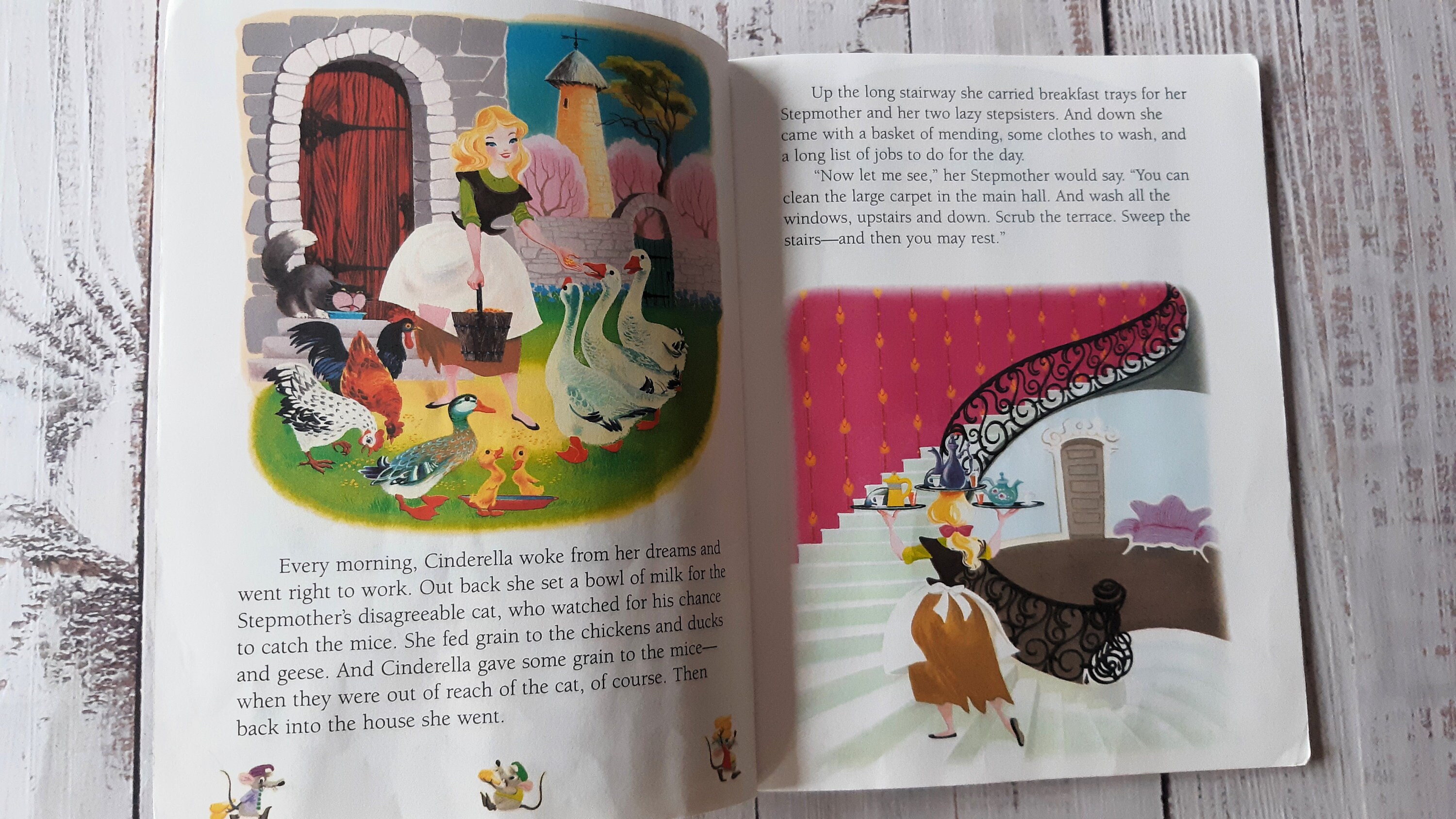 Vintage Walt Disney Cinderella Little Golden Book/ Vintage Original ...