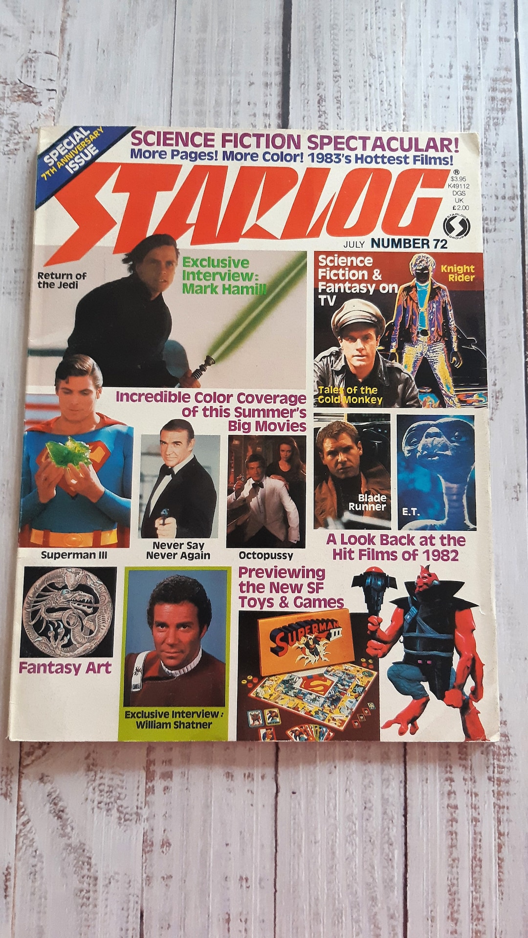 Starlog Number 72 Vintage Magazine/ Vintage 1983 Starlog Space Movie ...