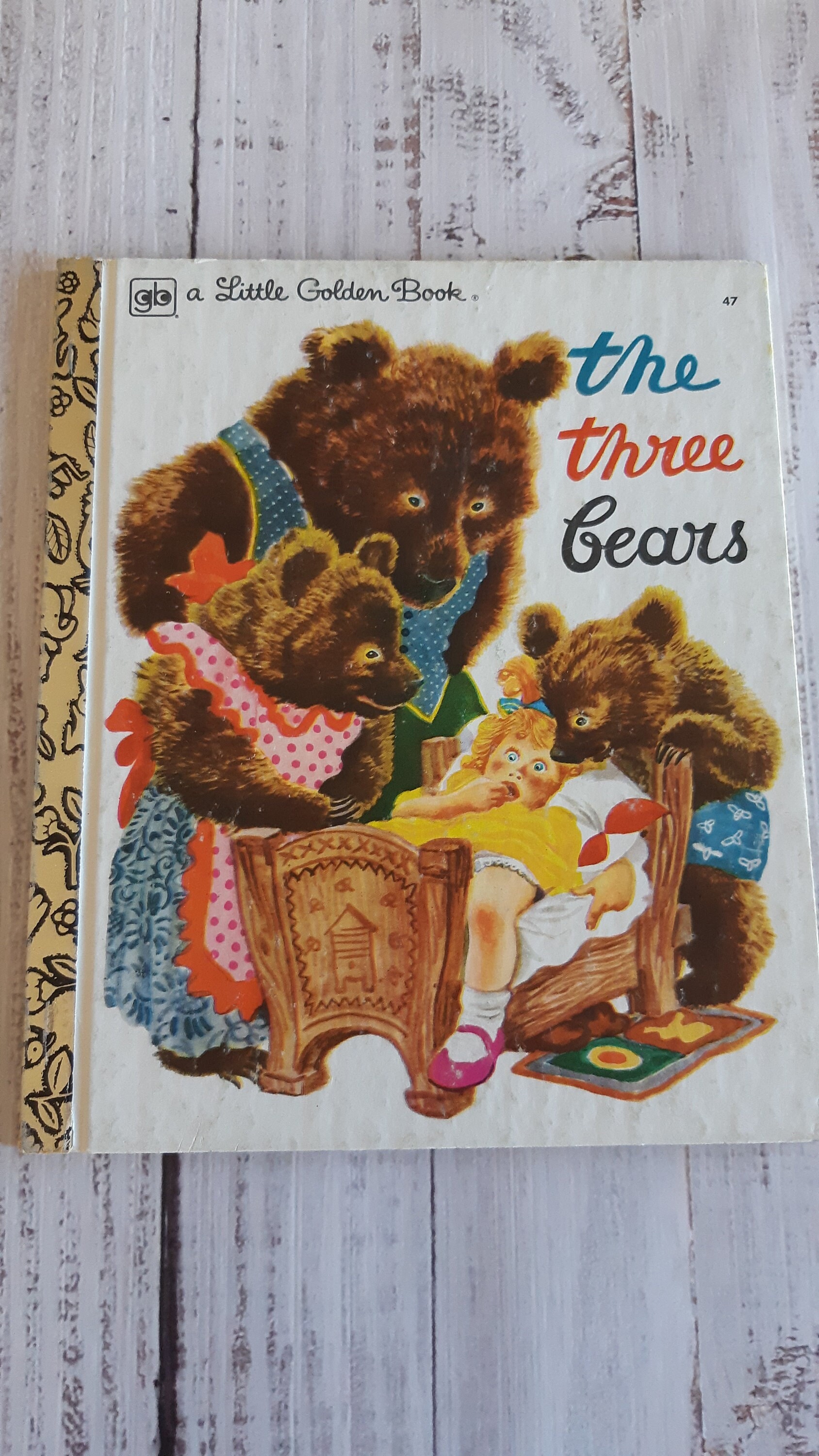 Goldilocks And The Three Bears Golden Book