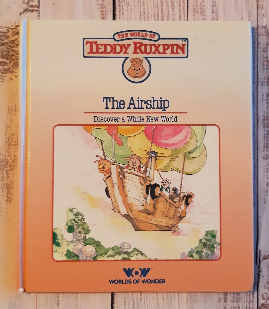 Vintage Teddy Ruxpin the Airship Hardcover Book 1985/ Vintage Teddy ...